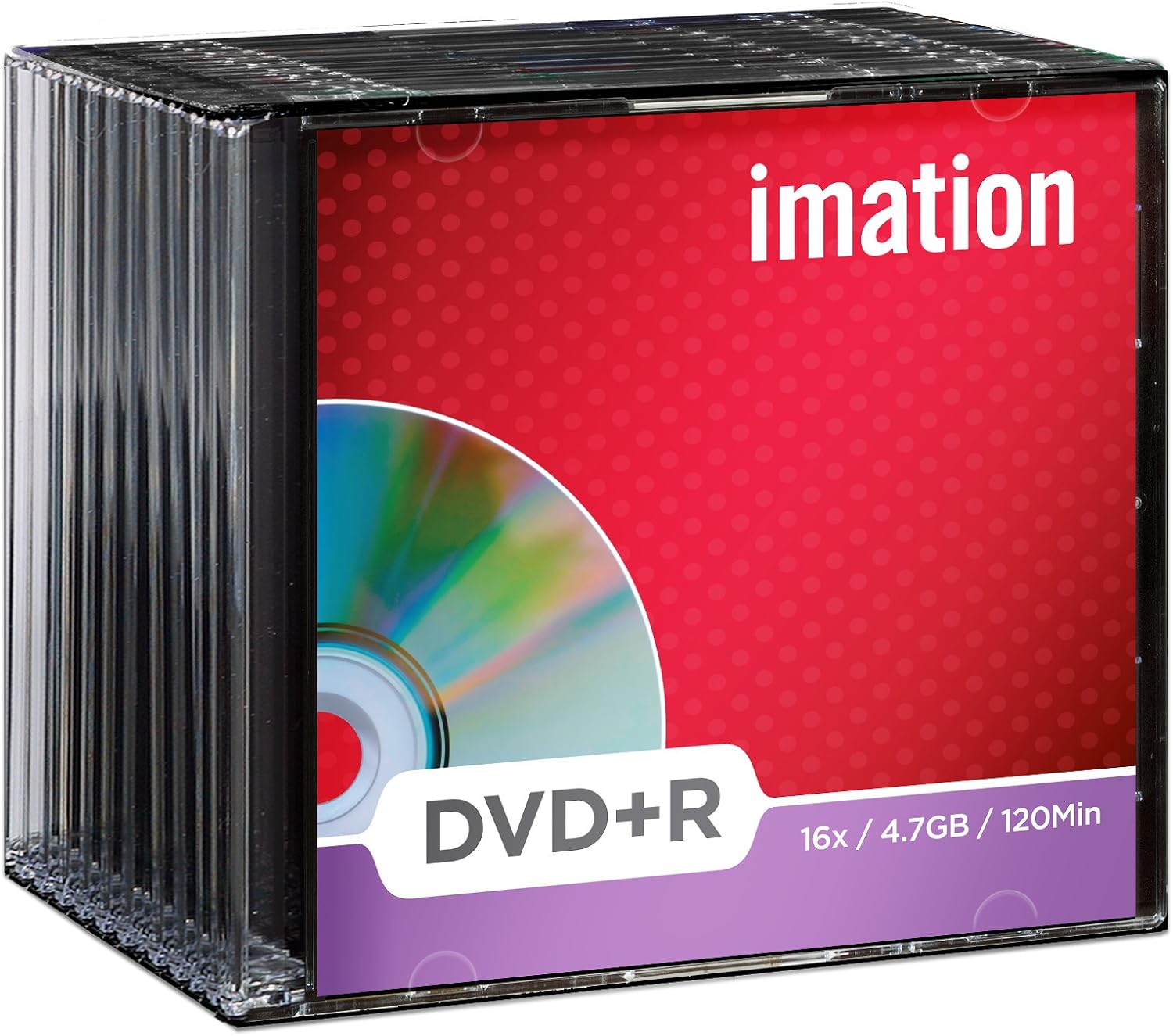 Imation 10 x Dvd+R 4.7GB : Amazon.it: Informatica
