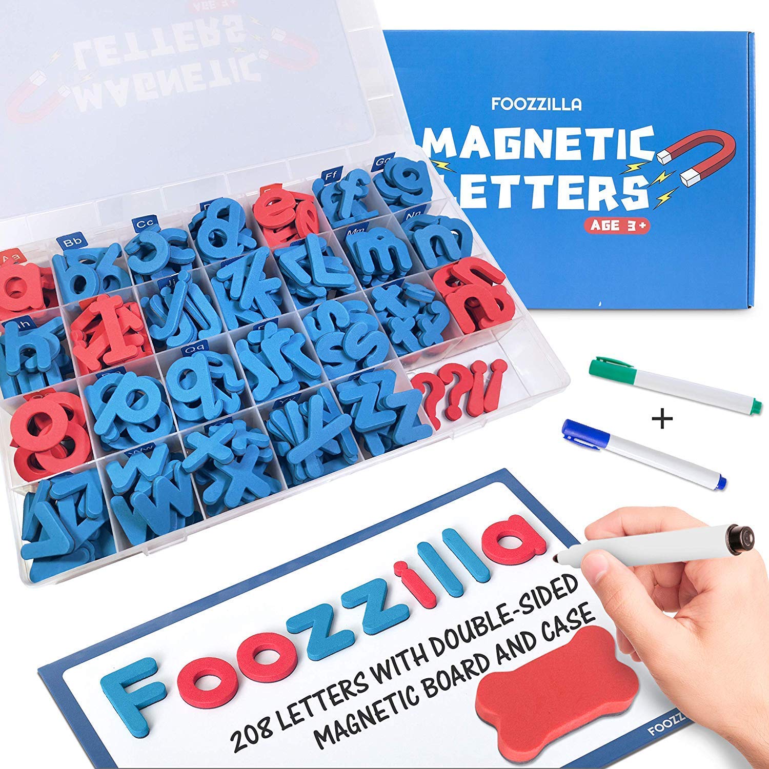 Buy Alphabet Magnets Magnetic Letters for Kids with Magnetic Board ...