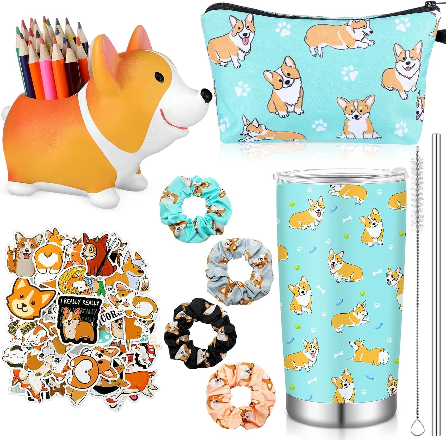 Amazon.com: TaoBary Corgi Gifts for Corgi Lovers Includes Corgi Makeup ...