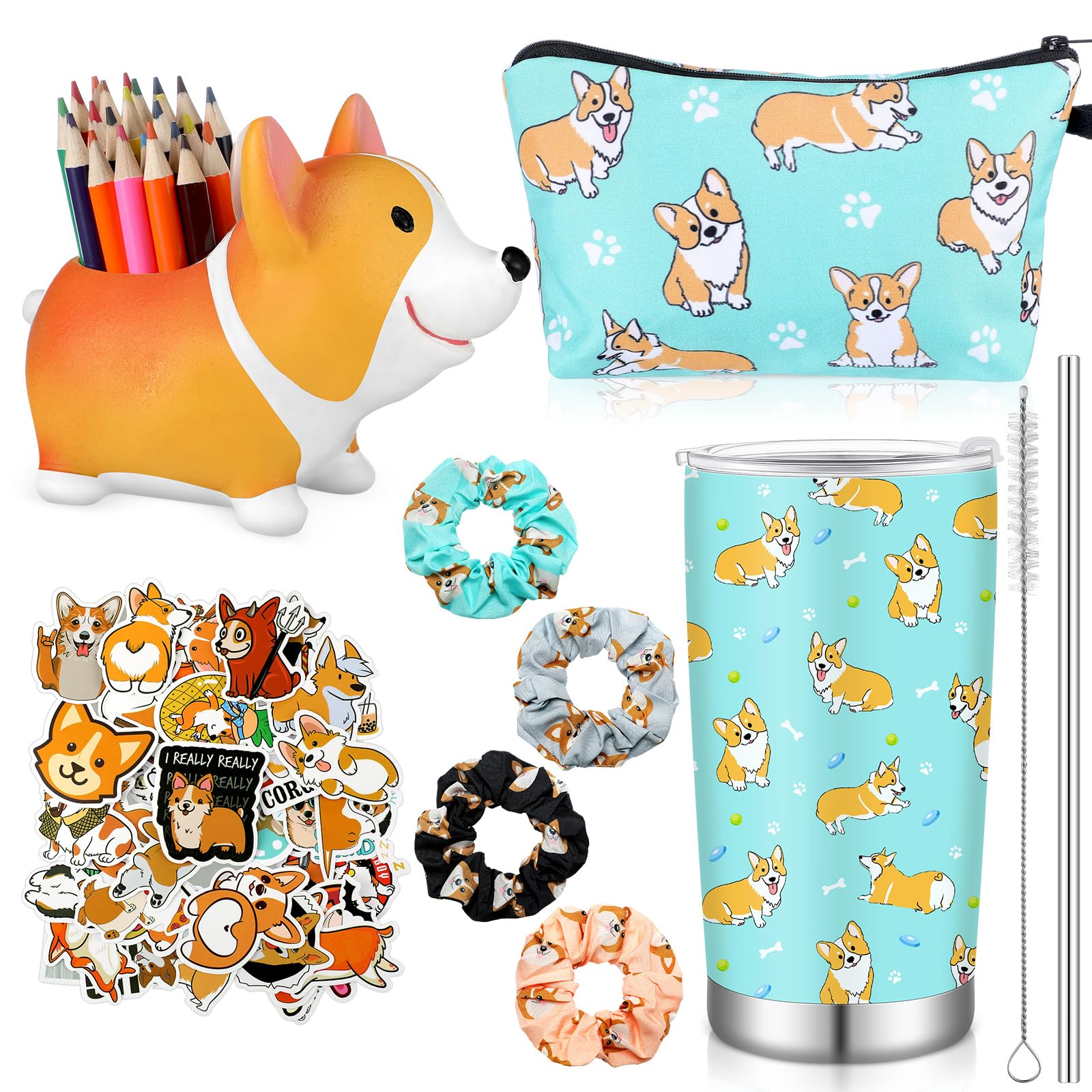Amazon.com: TaoBary Corgi Gifts for Corgi Lovers Includes Corgi Makeup ...