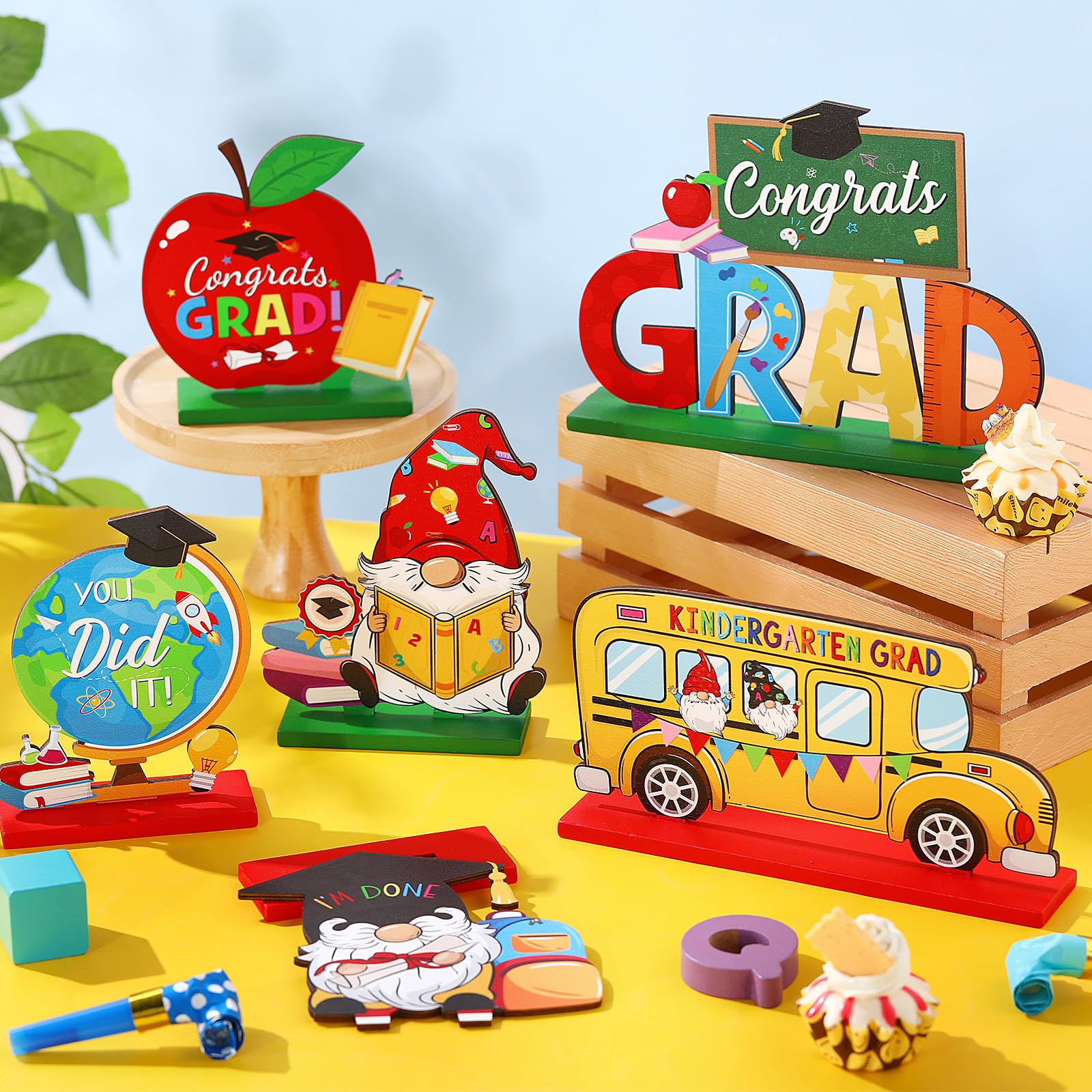 Snapklik.com : 6 Pcs Kindergarten Graduation Decorations Preschool ...