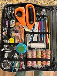 Amazon.com: Sewing Kit for Adults,Maxfanay Needle and Thread Kit for ...