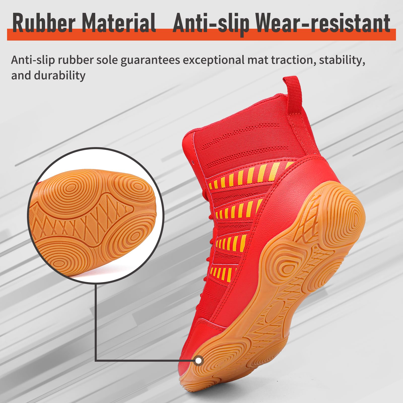 Snapklik.com : Wrestling Shoes Boxing Shoes For Men Pro Wrestling Boots ...