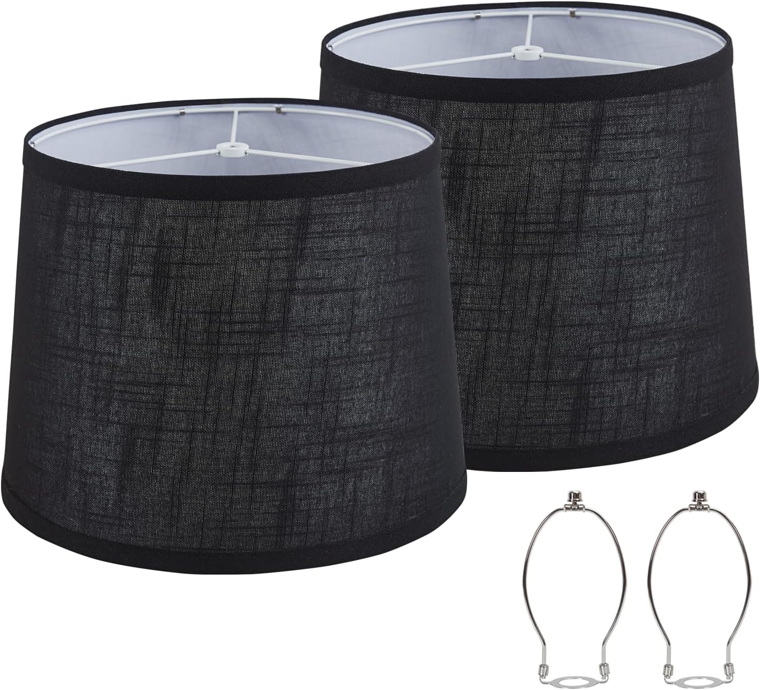 Royal Designs, Inc. Fancy Square Bell Basic Lamp Shade, BSO-702-12BLK ...