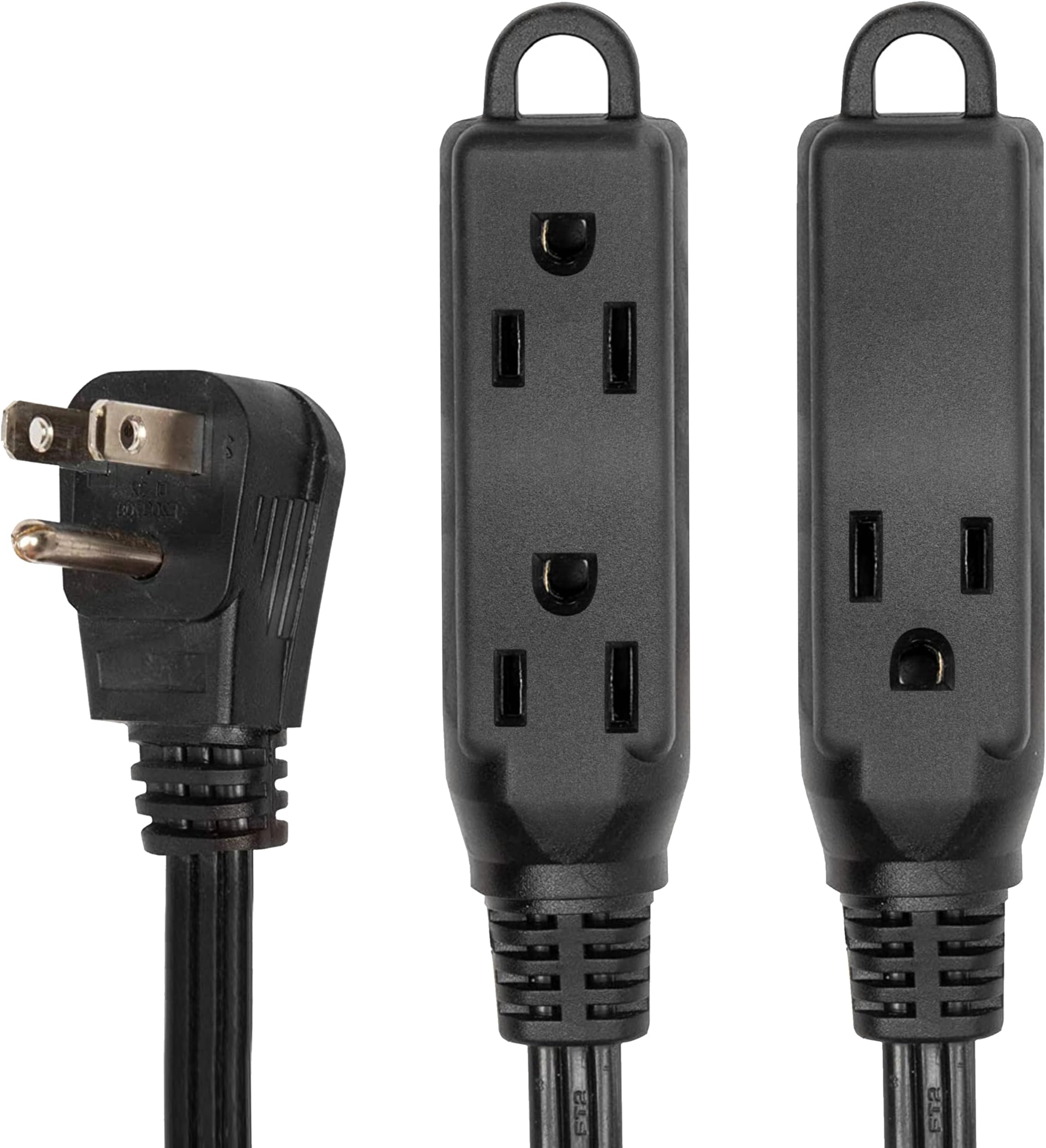 GE 3-Outlet Extension Cord with Multiple Outlets 9 Ft Extension Cord ...