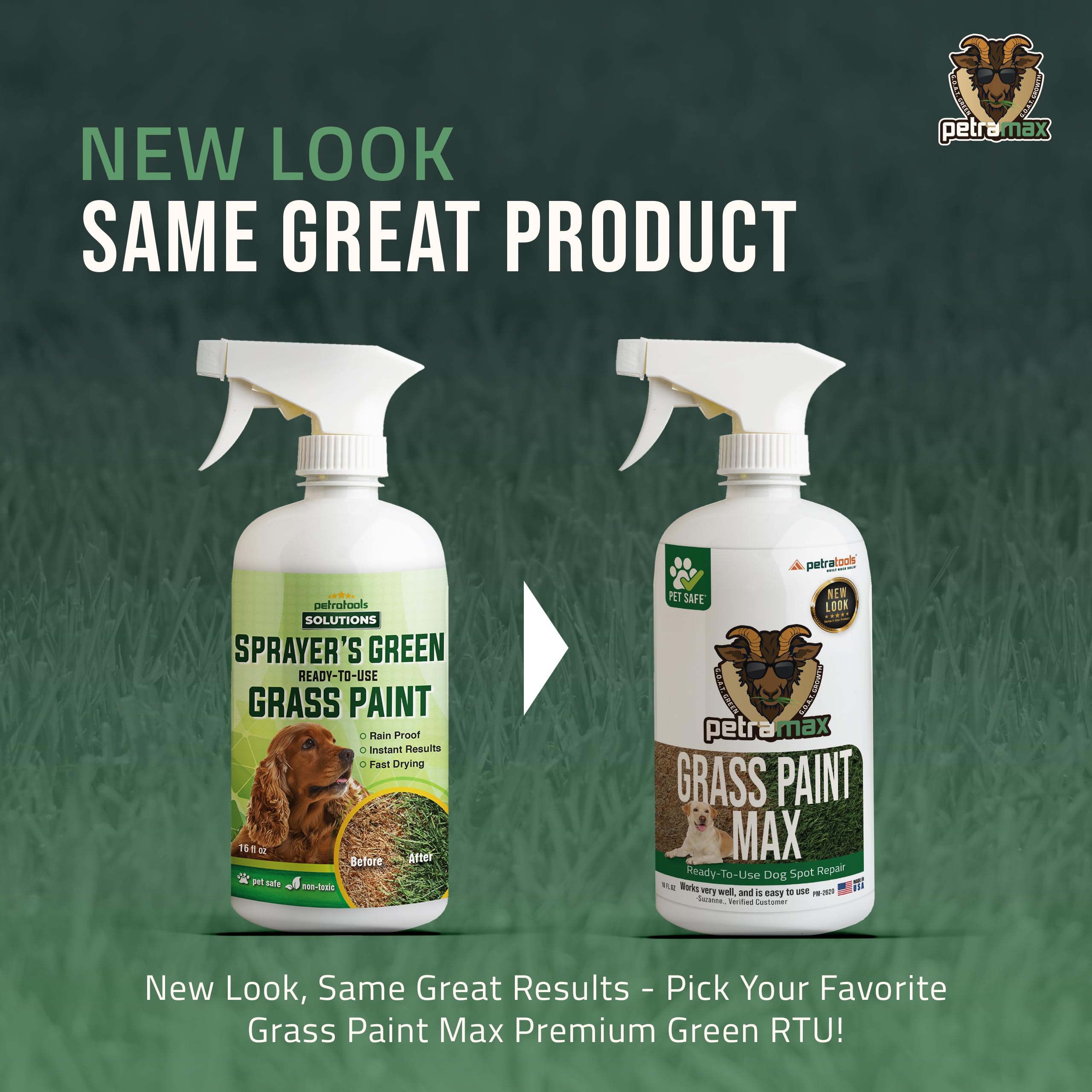 Snapklik.com : PetraMax Green Grass Paint For Lawn, Ready-to-Use Green ...