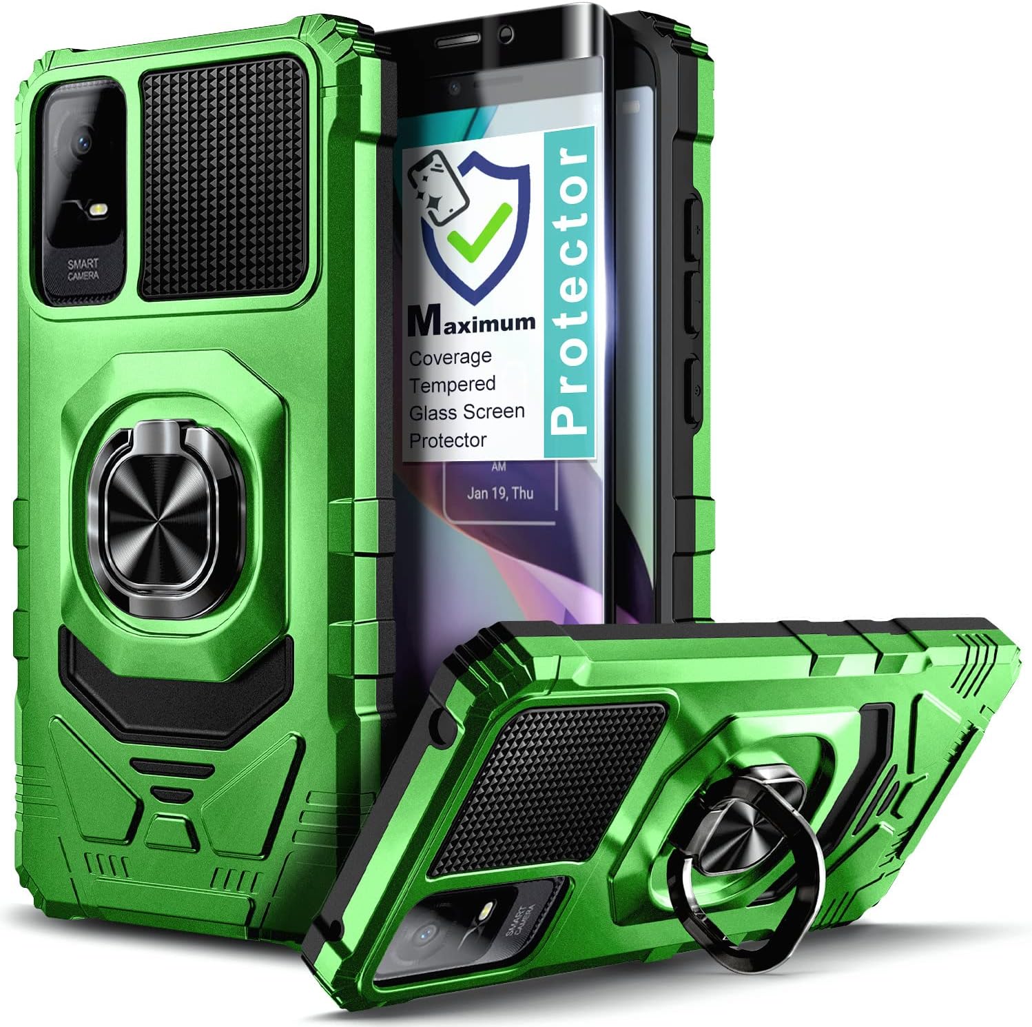 Amazon.com: NZND Compatible with TCL ION X/TCL ION V Case with Tempered ...
