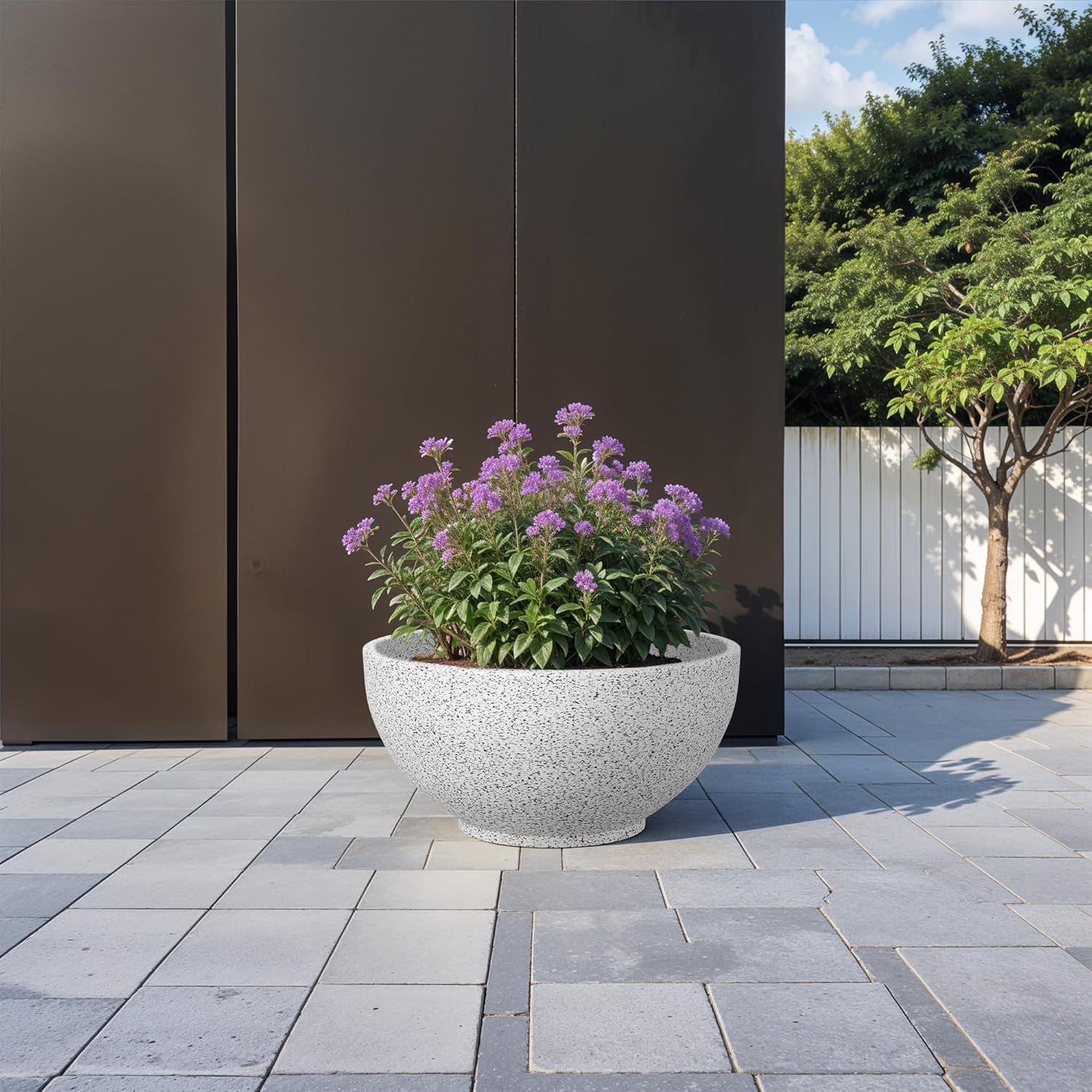 YUCCABE ITALIA FOXB KTR 24 INCH Pots for Plants Highly Durable Polymers ...