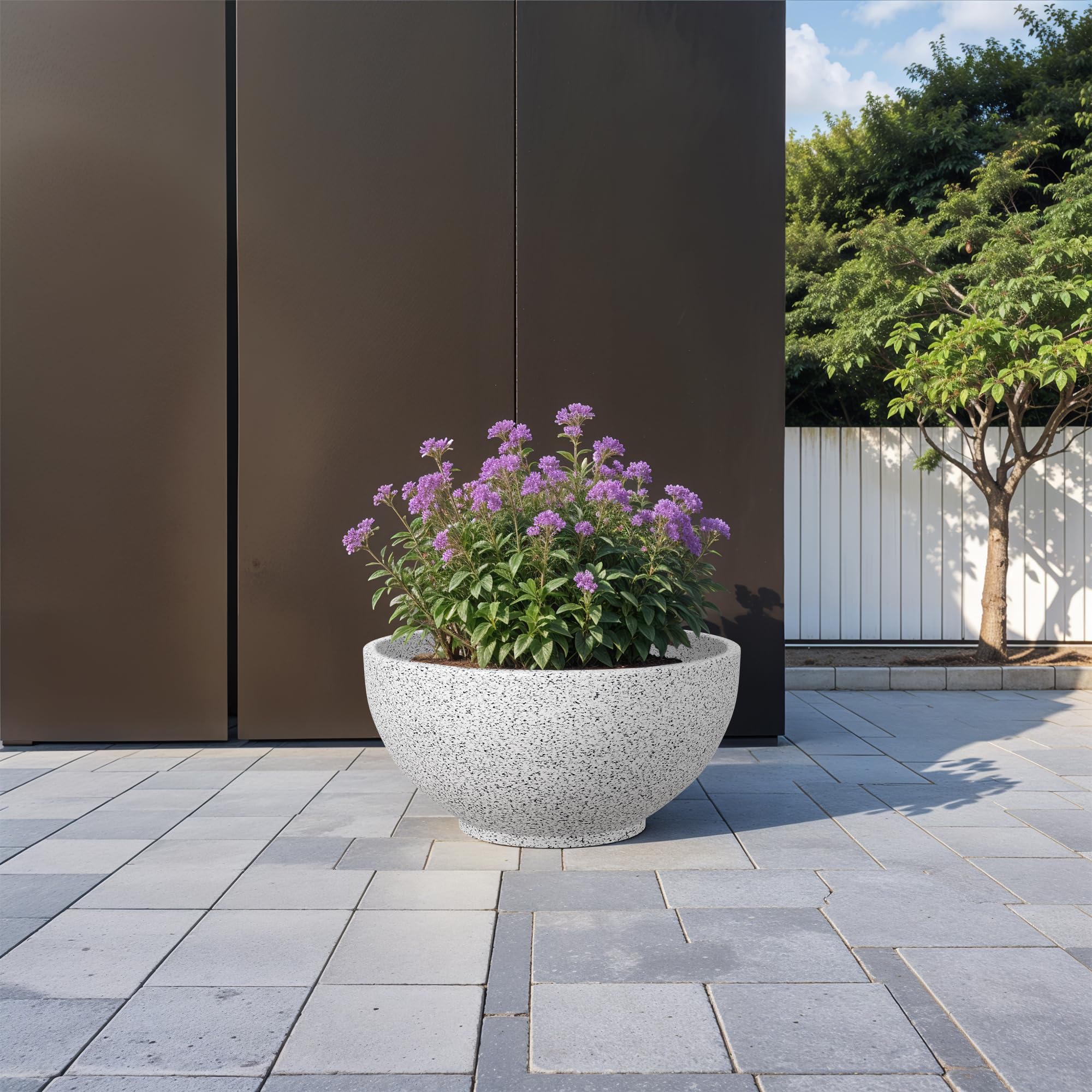 YUCCABE ITALIA FOXB KTR 24 INCH Pots for Plants Highly Durable Polymers ...