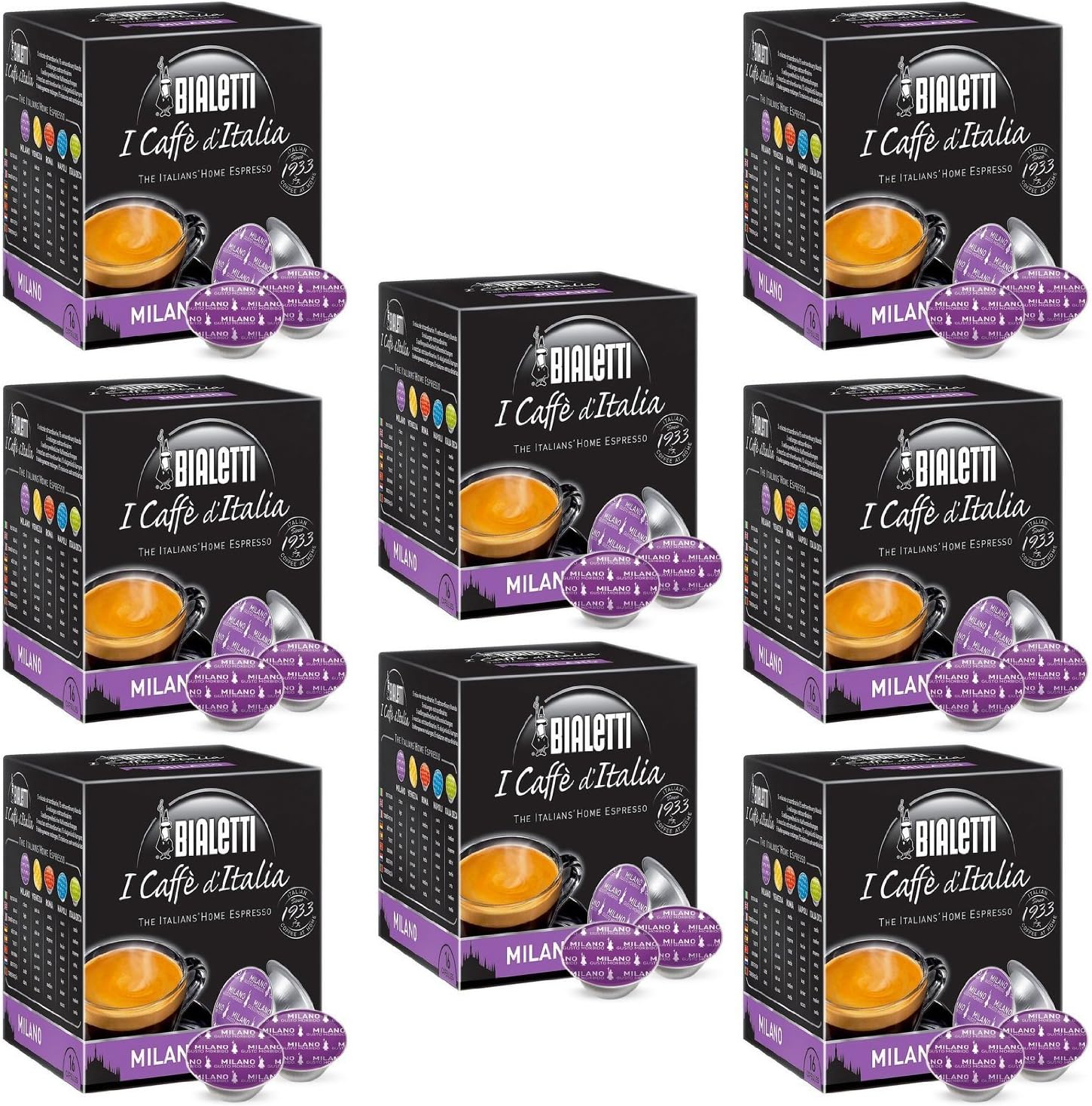 Amazon.com: Bialetti Napoli Espresso Capsules, 150 Count : Grocery ...