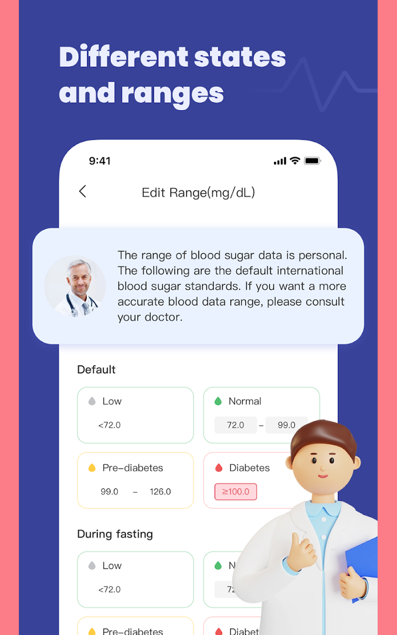 Blood Sugar Diabetes Tracker - Pressure Tracking - My Diary Logs - Log ...