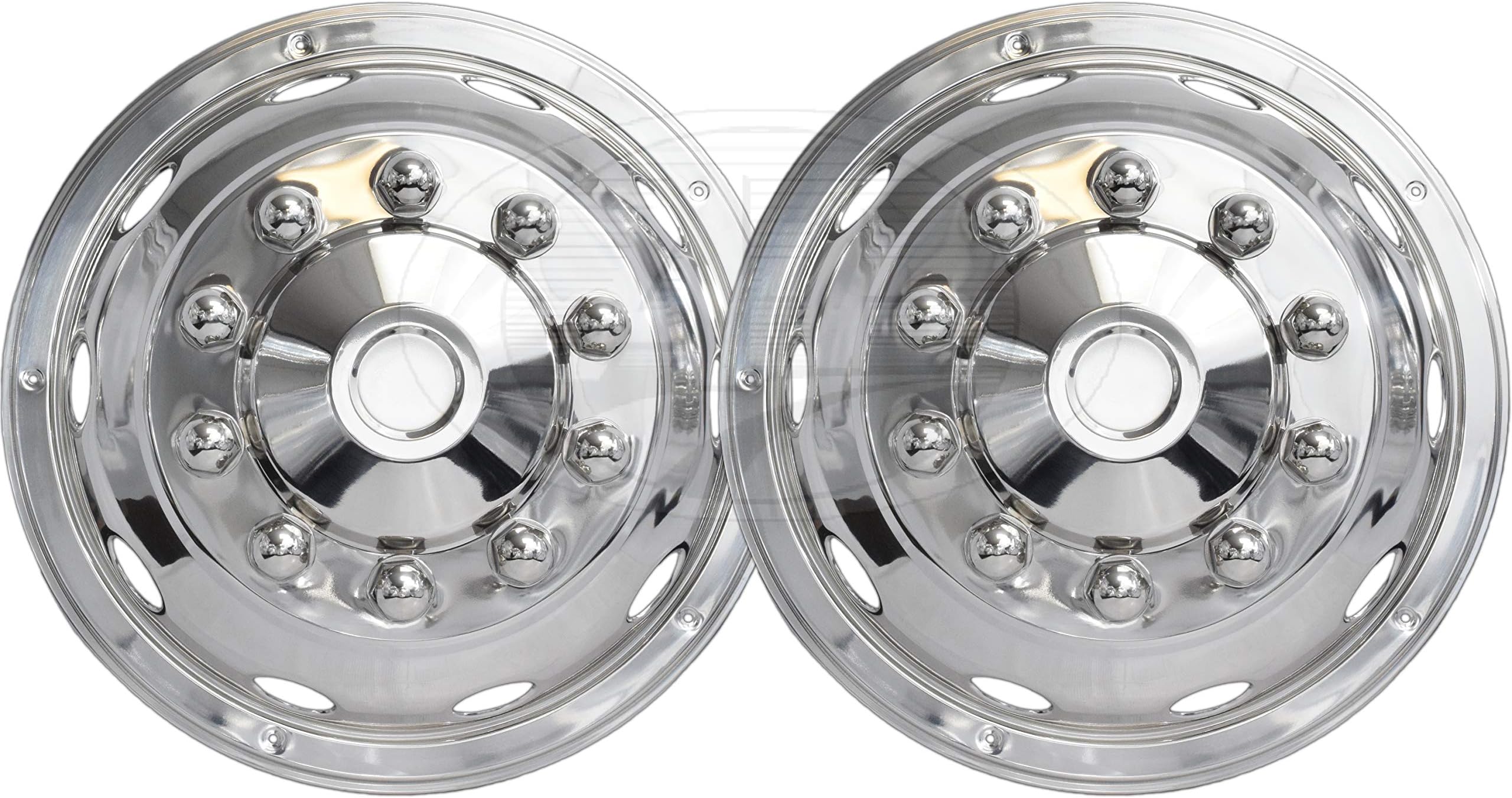 Amazon.com: 22.5” ABS Chrome-Plated Front Wheel Cover Wheel Simulator ...