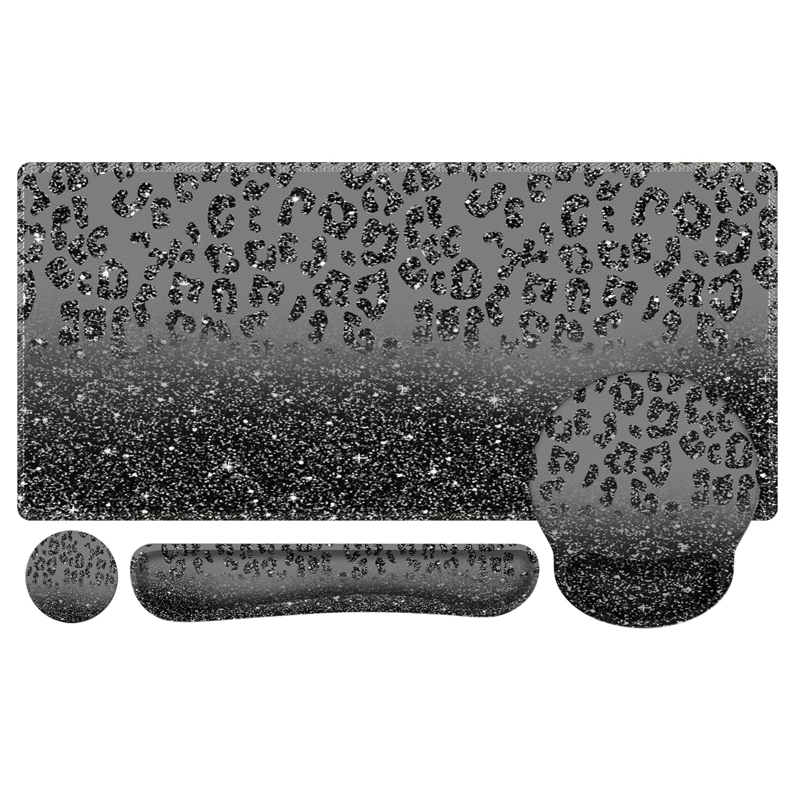 Amazon.com: iLeadon Mouse Pad Set, Desk Mat + Mouse Pad with Wrist Rest ...