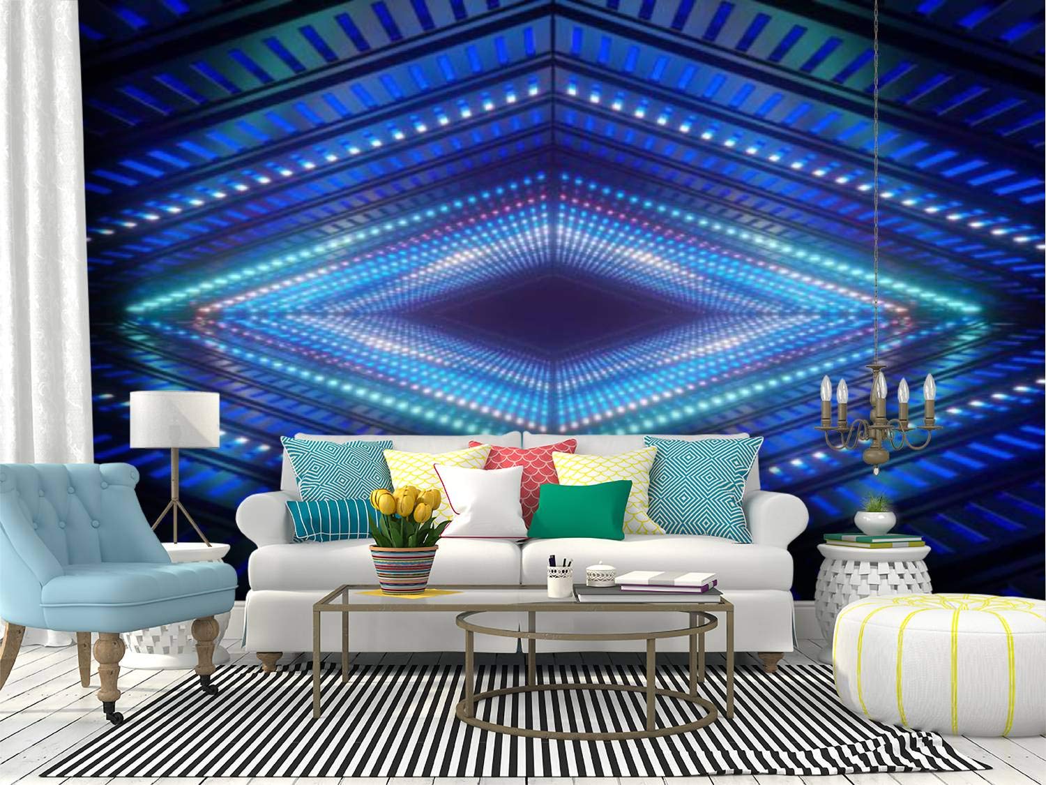 3d Bright Colors Wallpaper