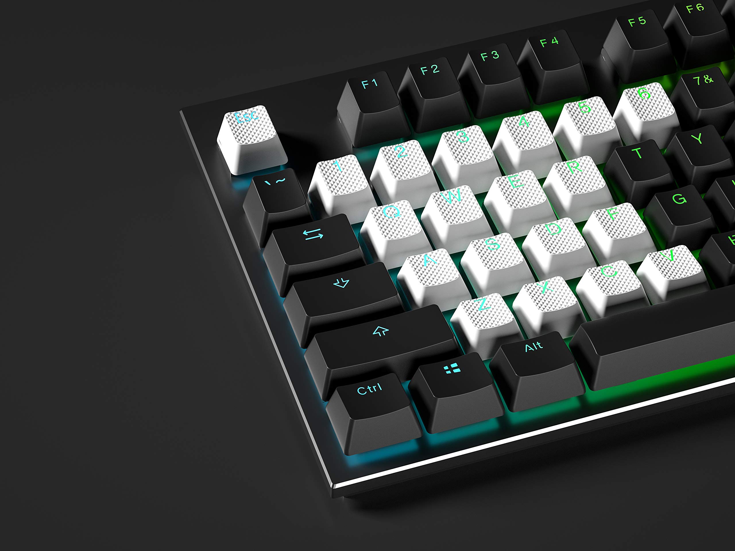 Buy HK Gaming Rubber Keycaps Set | Anti-Slip Texture | Doubleshot ...