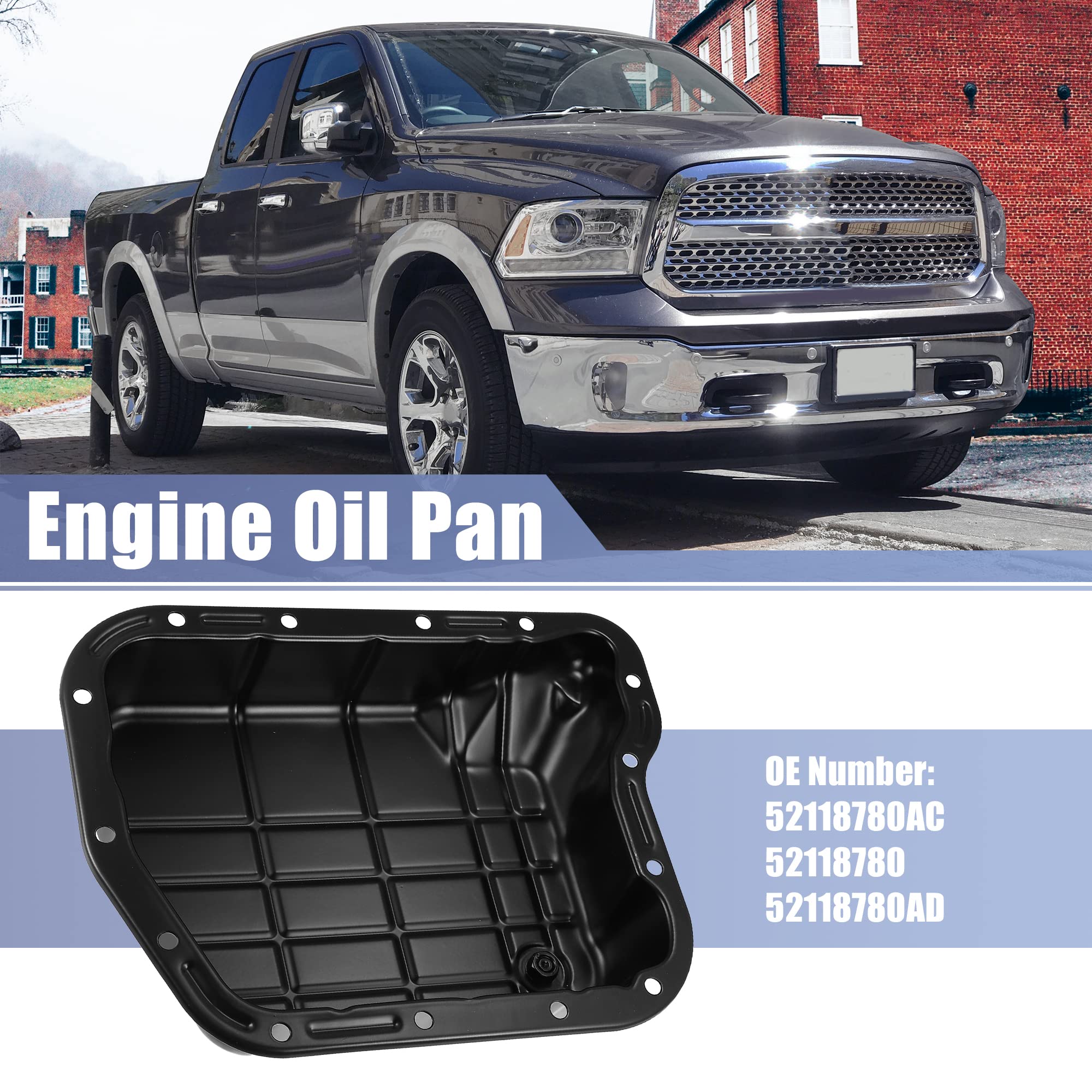 X AUTOHAUX Transmission Oil Pan for Dodge for Ram 1500 2500 3500 for ...