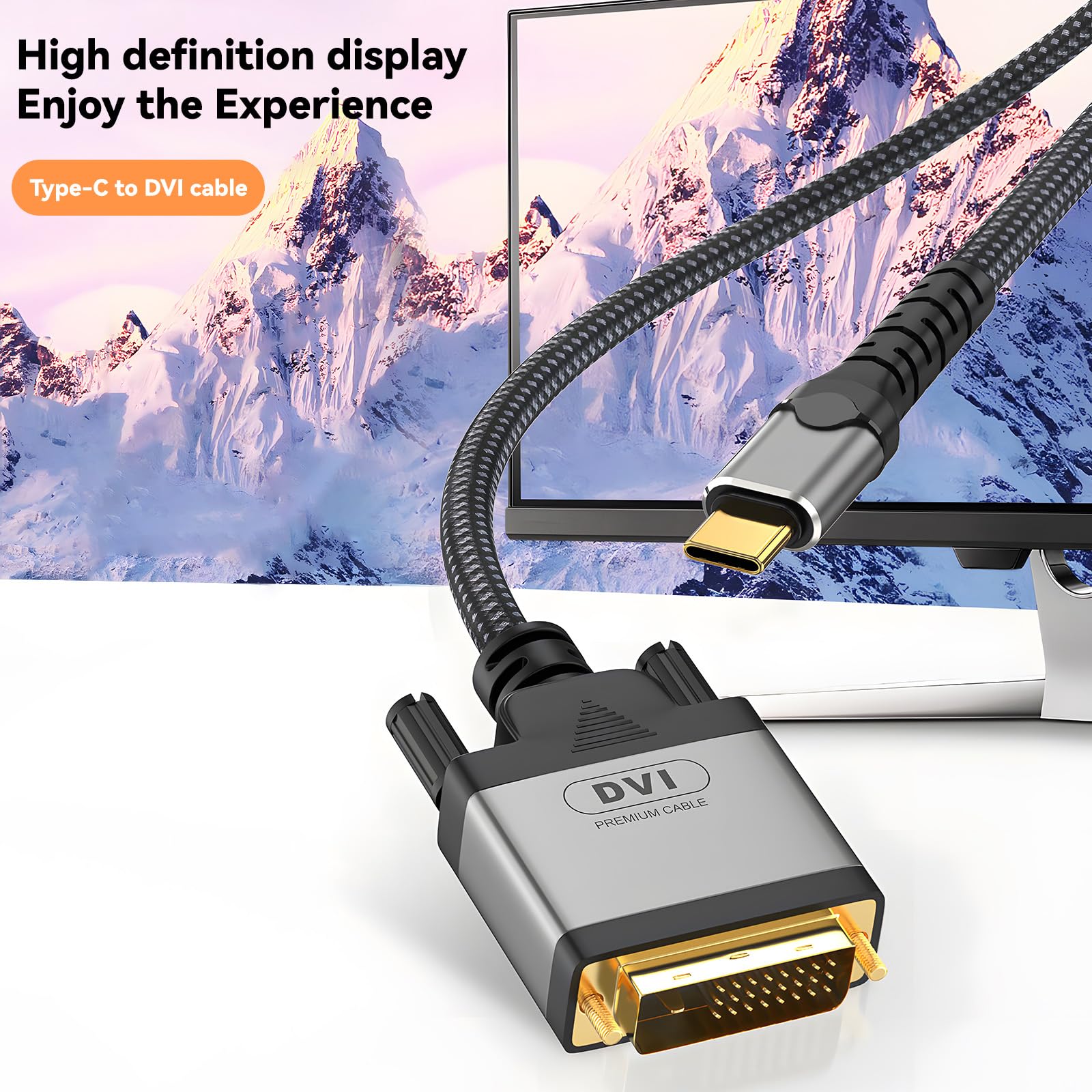 Usb C Adapter Vga USB-C To DVI Adapter For MacBook & USB-C Laptops - 4K ...