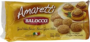 Balocco Crunchy Amaretti Biscuits 200 g (Pack of 4) : Amazon.co.uk: Grocery