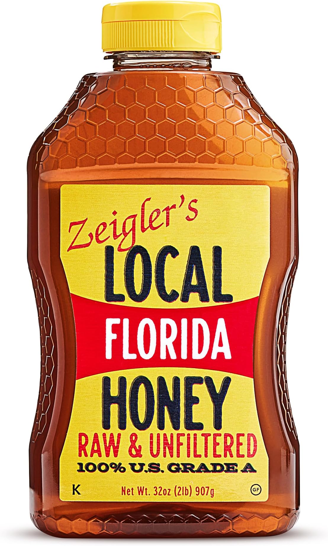 Amazon.com : Zeigler's Florida Honey, 32 Oz - 100% Natural, Raw ...