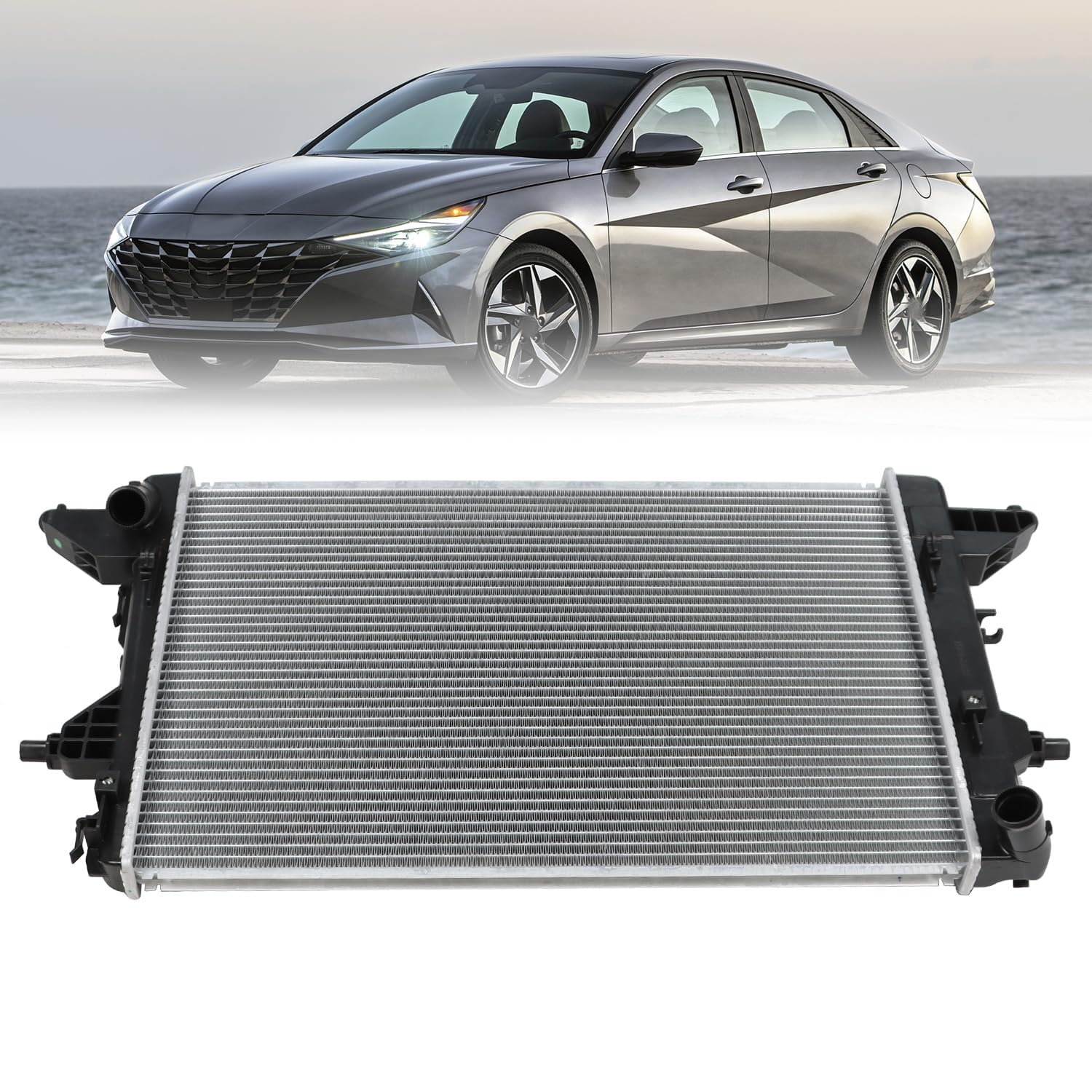 (Similarly)Engine Coolant Radiator Assembly Compatible with Limited ...