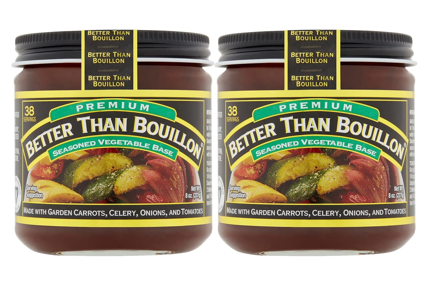 Amazon.com: Better Than Bouillon Premium Seasoned Vegetable Base ...