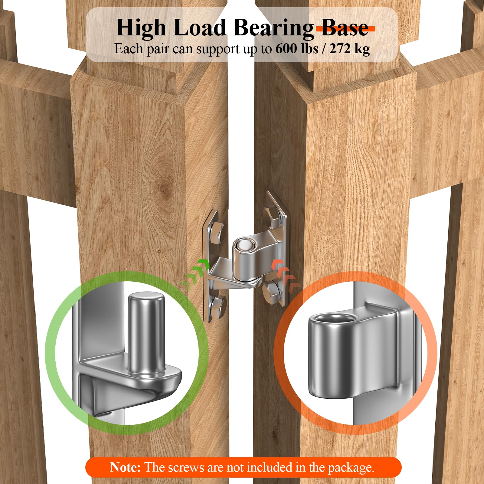Outdoor Gate Hinges Cast Gate Hinges, 304 Stainless Steel Heavy Duty ...
