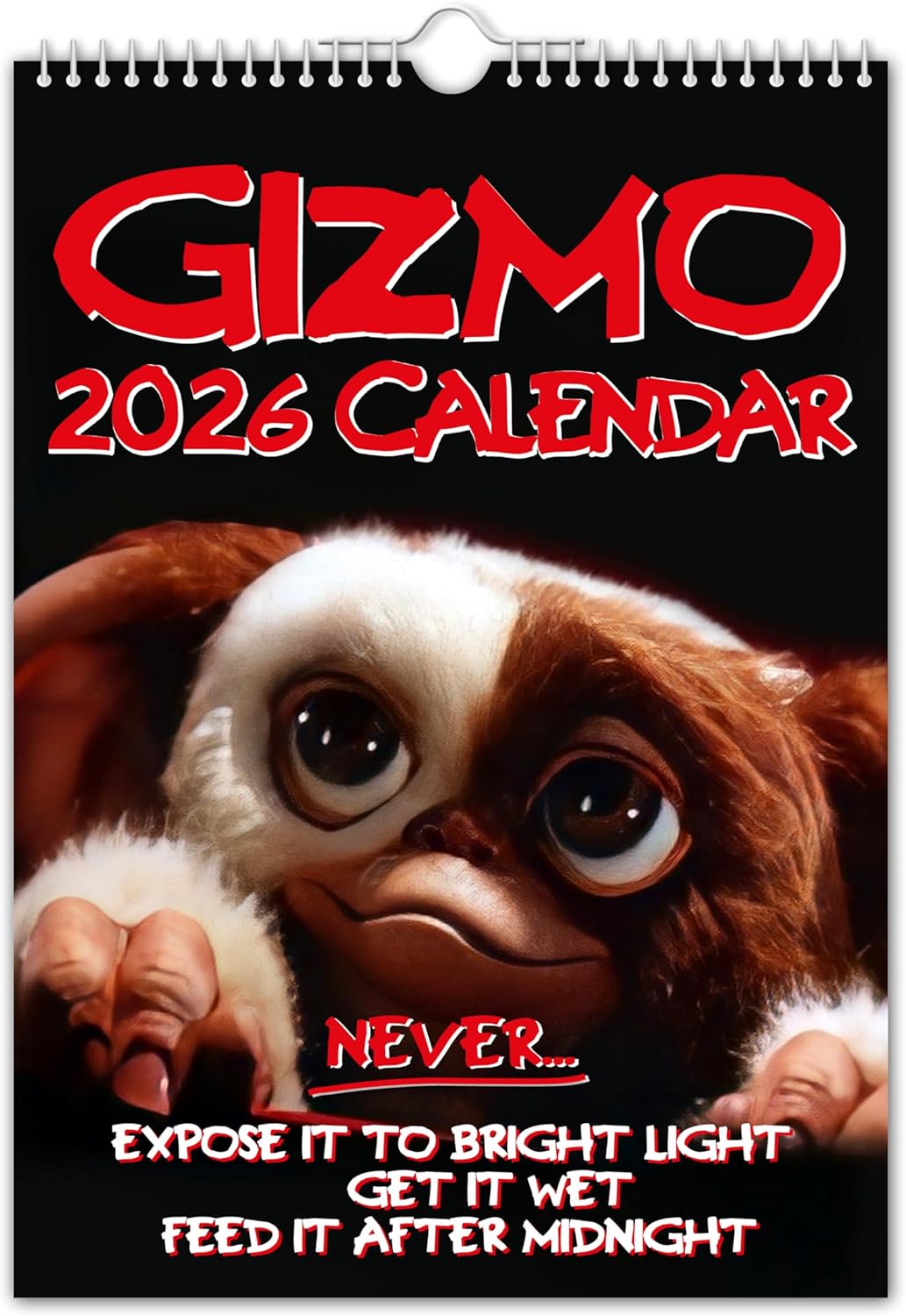 The Calendar King // Gizmo - Gremlins - 2026 Wall Calendar (Full Colour ...