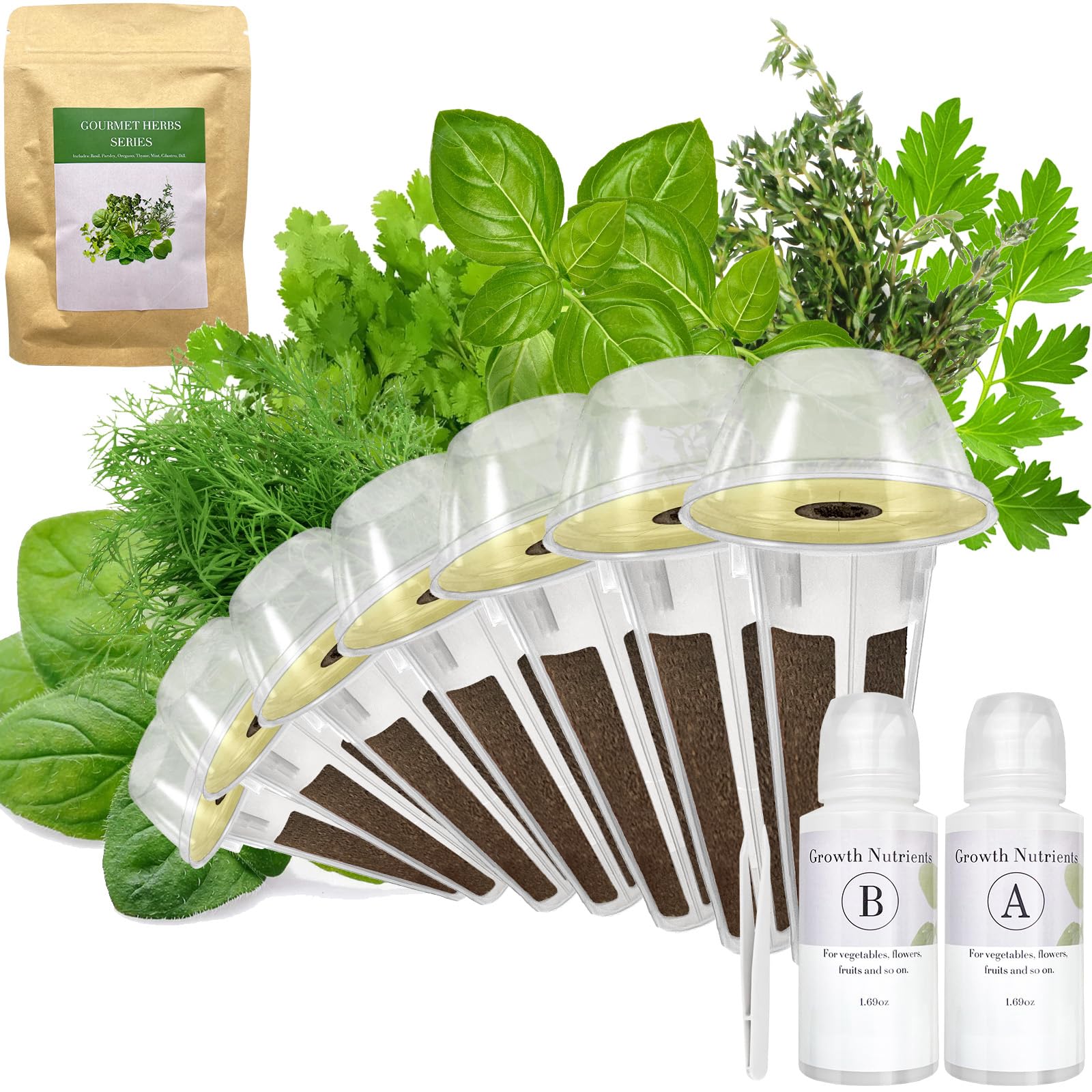 Amazon.com : Gourmet Herb Seed Pod Kit for AeroGarden, idoo ...