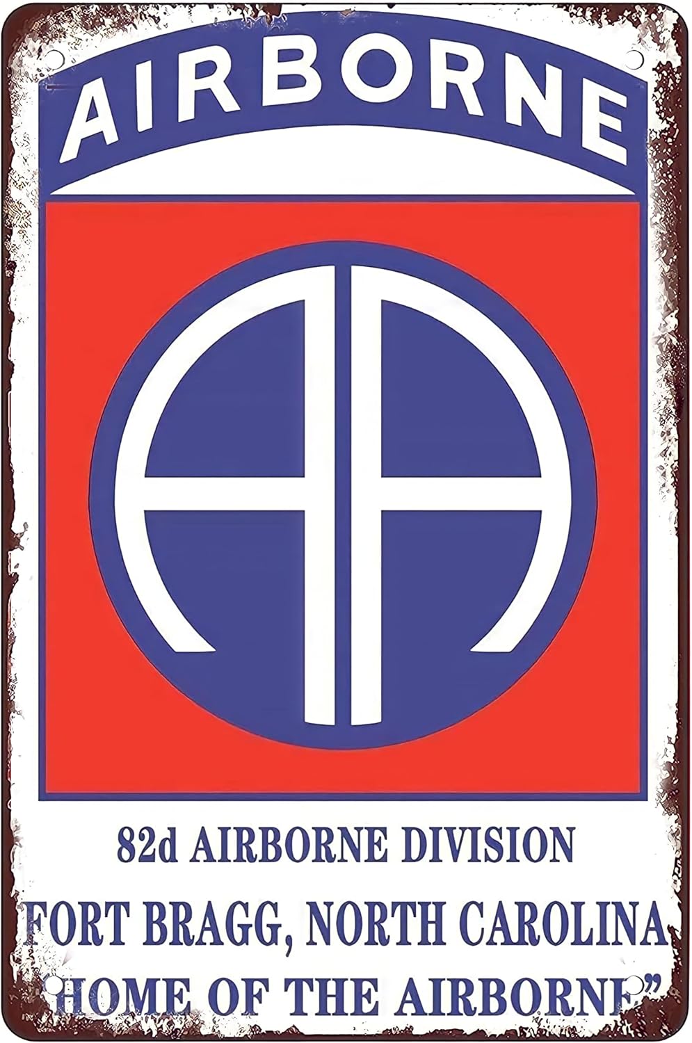 Amazon.com: Paratroopers 82nd Airborne Division Sign Funny Tin Sign Bar ...