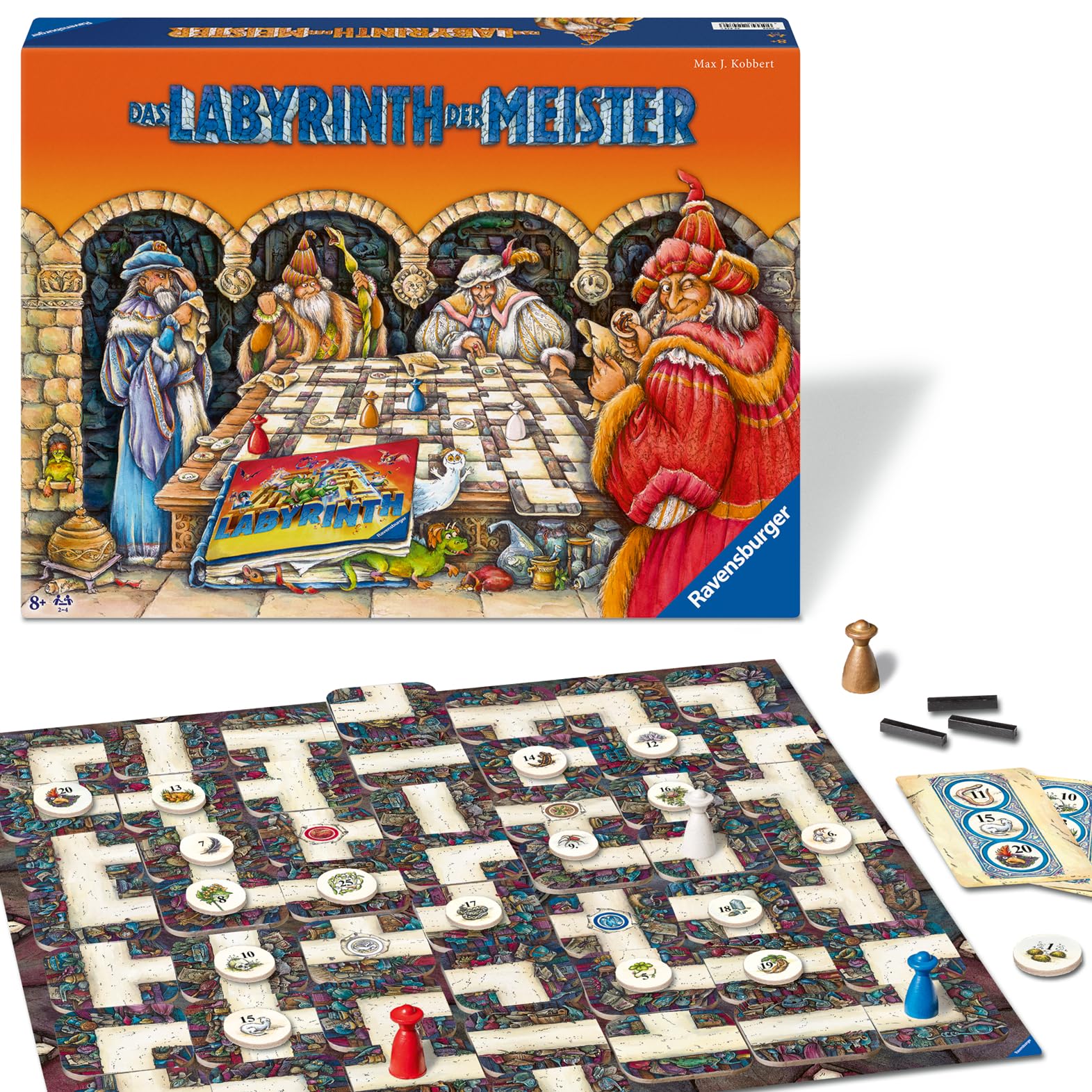 Ravensburger 22474 Labyrinth der Meister - Die Meisterversion des verrückten Labyrinths für 2-4 ...