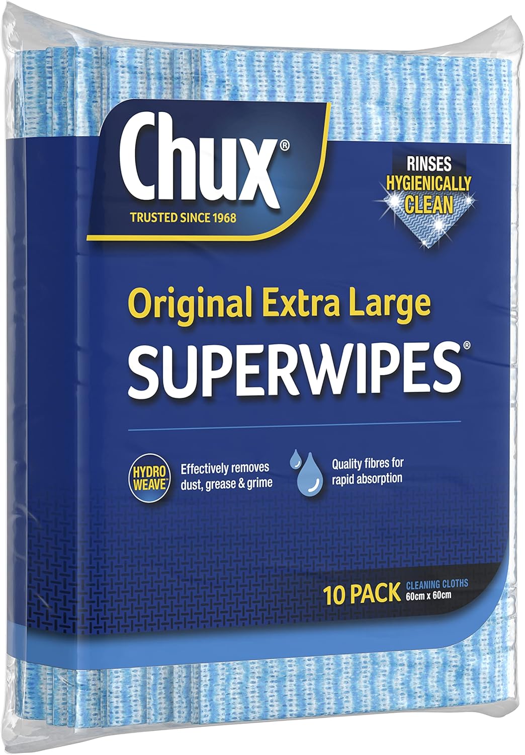Chux Original Superwipes, Absorbent, Reusable and Washable Wipes, Extra ...