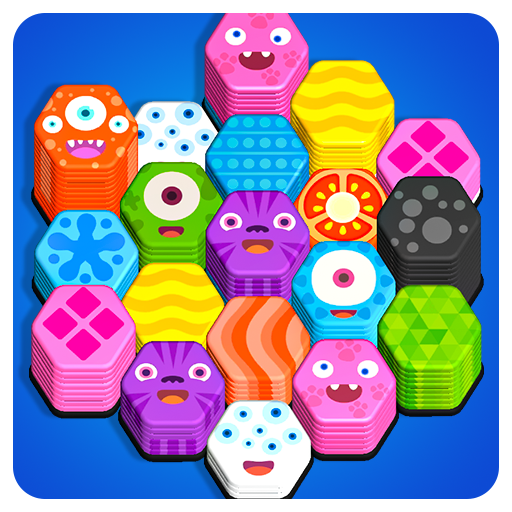 Hexa Sort Monster Hexa Blocks Shuffle Color Sorting - Puzzle Master ...