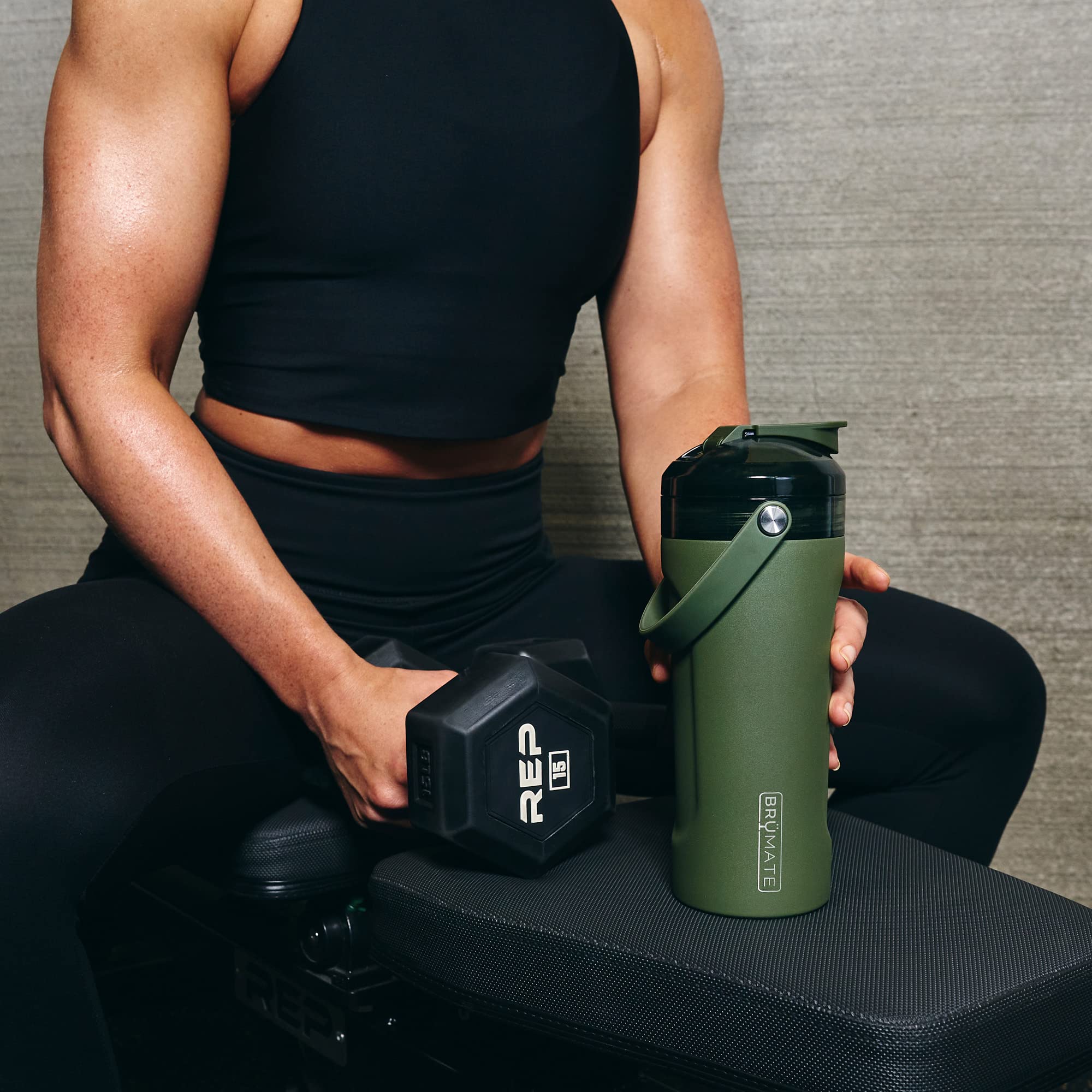 Snapklik.com : BruMate MultiShaker Blender Shaker Bottle100% Leakproof ...
