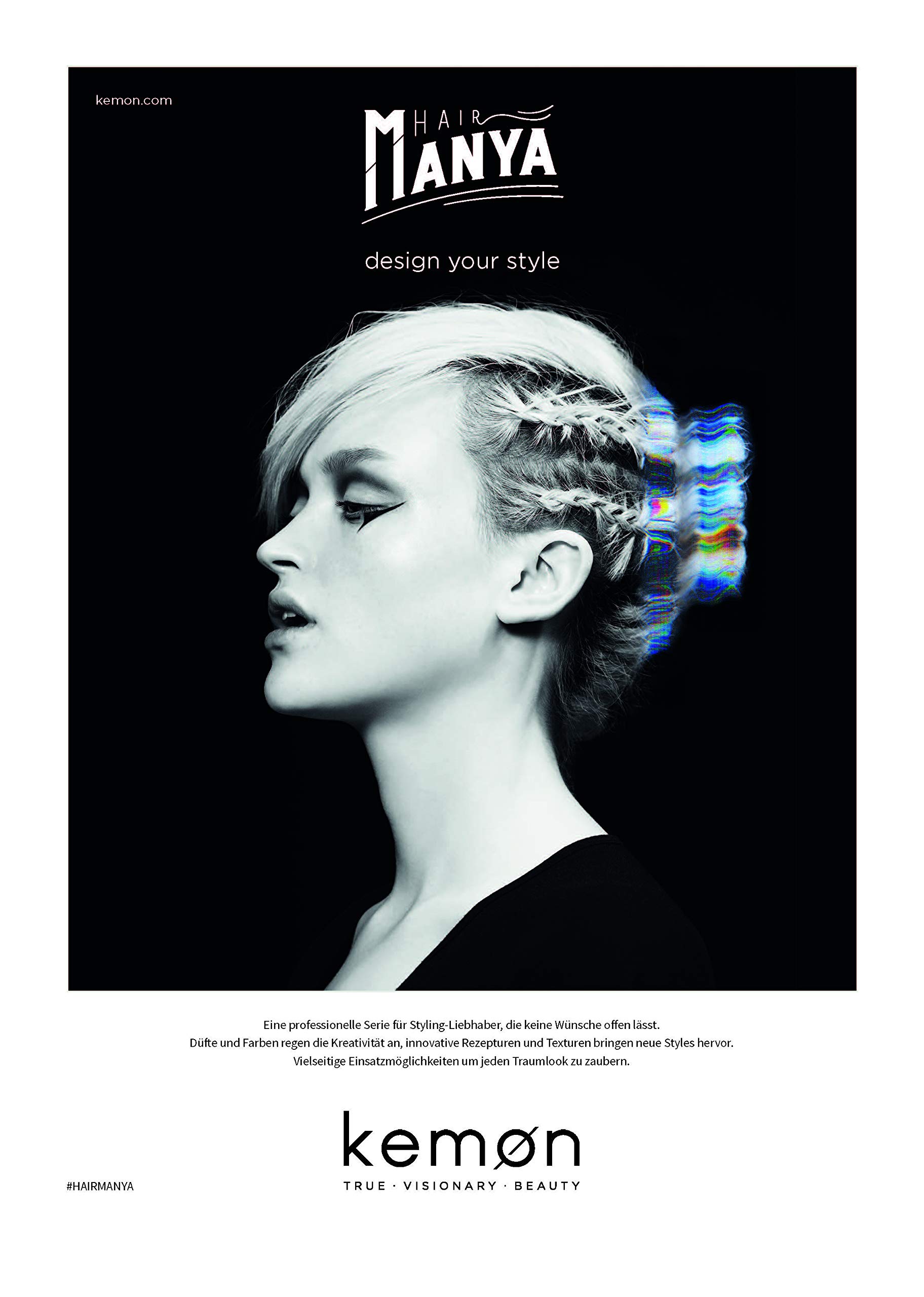 Kemon Hair Manya Hi Density Curl - Curl Defining Hair Cream for More ...