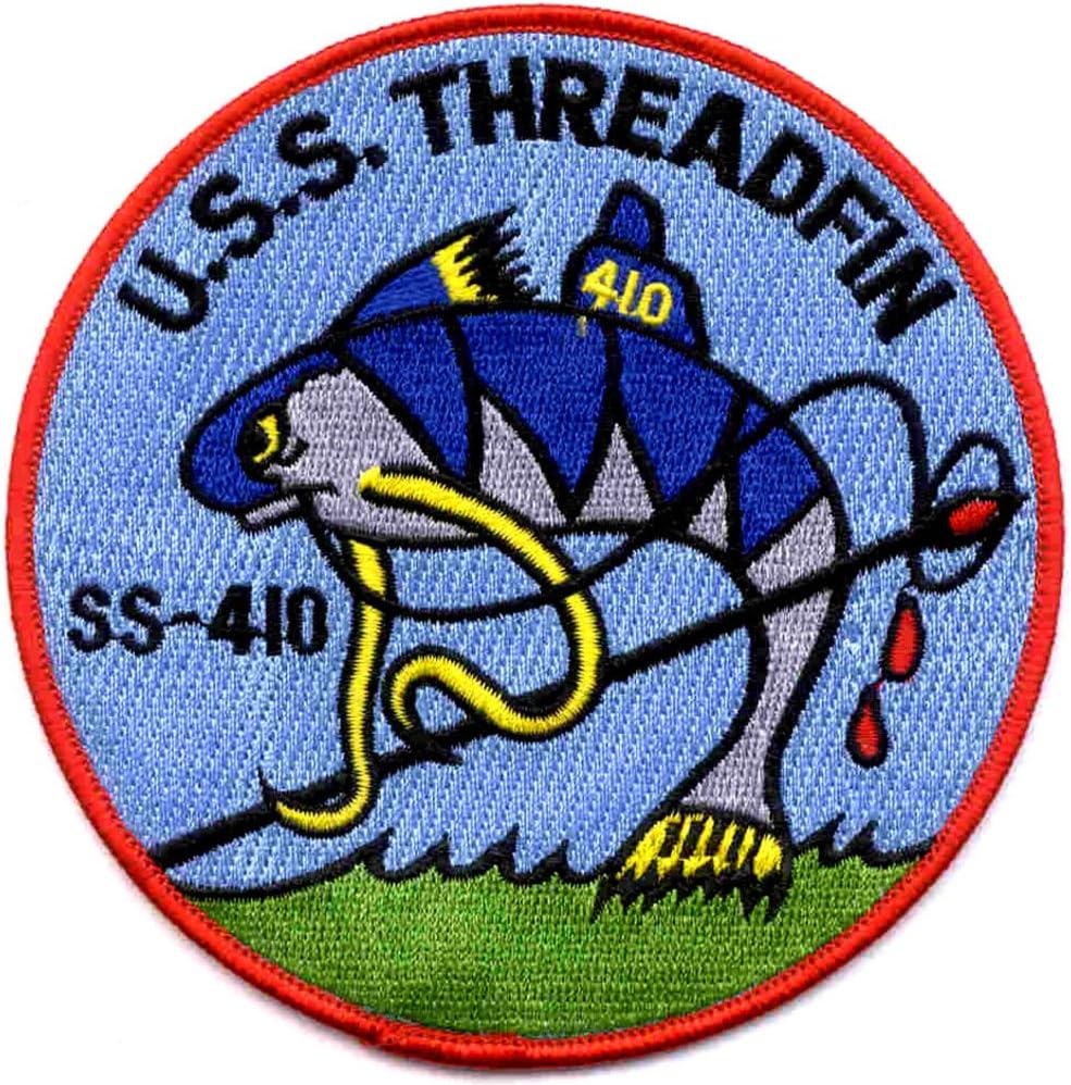 Amazon.com: SS-410 USS Threadfin Submarine Patch : Clothing, Shoes ...
