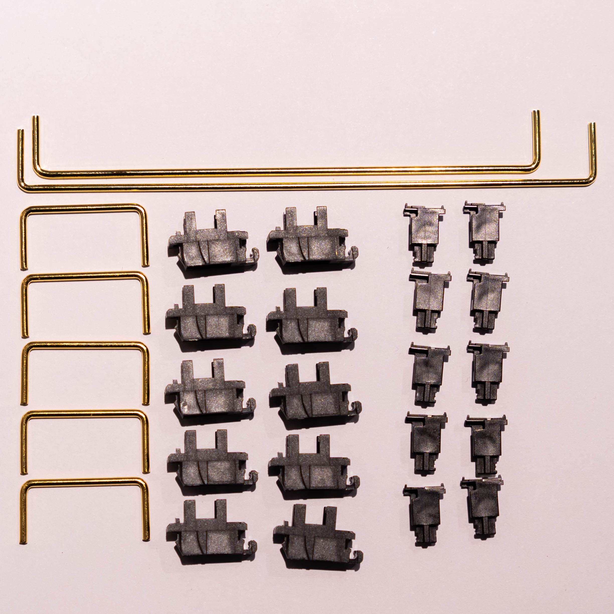 Amazon.com: HYORA Genuine Cherry Mx Plate Mounted Stabilizers with Gold ...