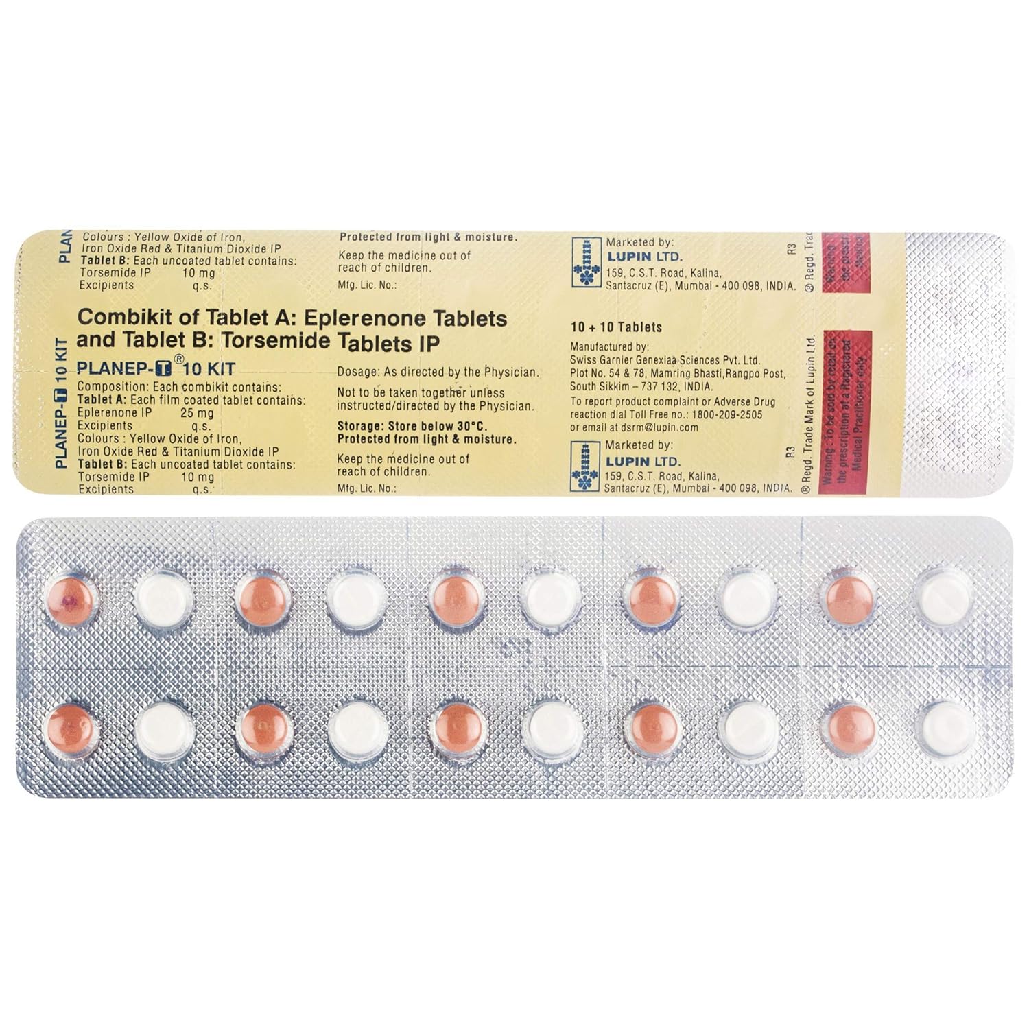 Planep T 10 Kit - Strip of 20 Tablets : Amazon.in: Health & Personal Care