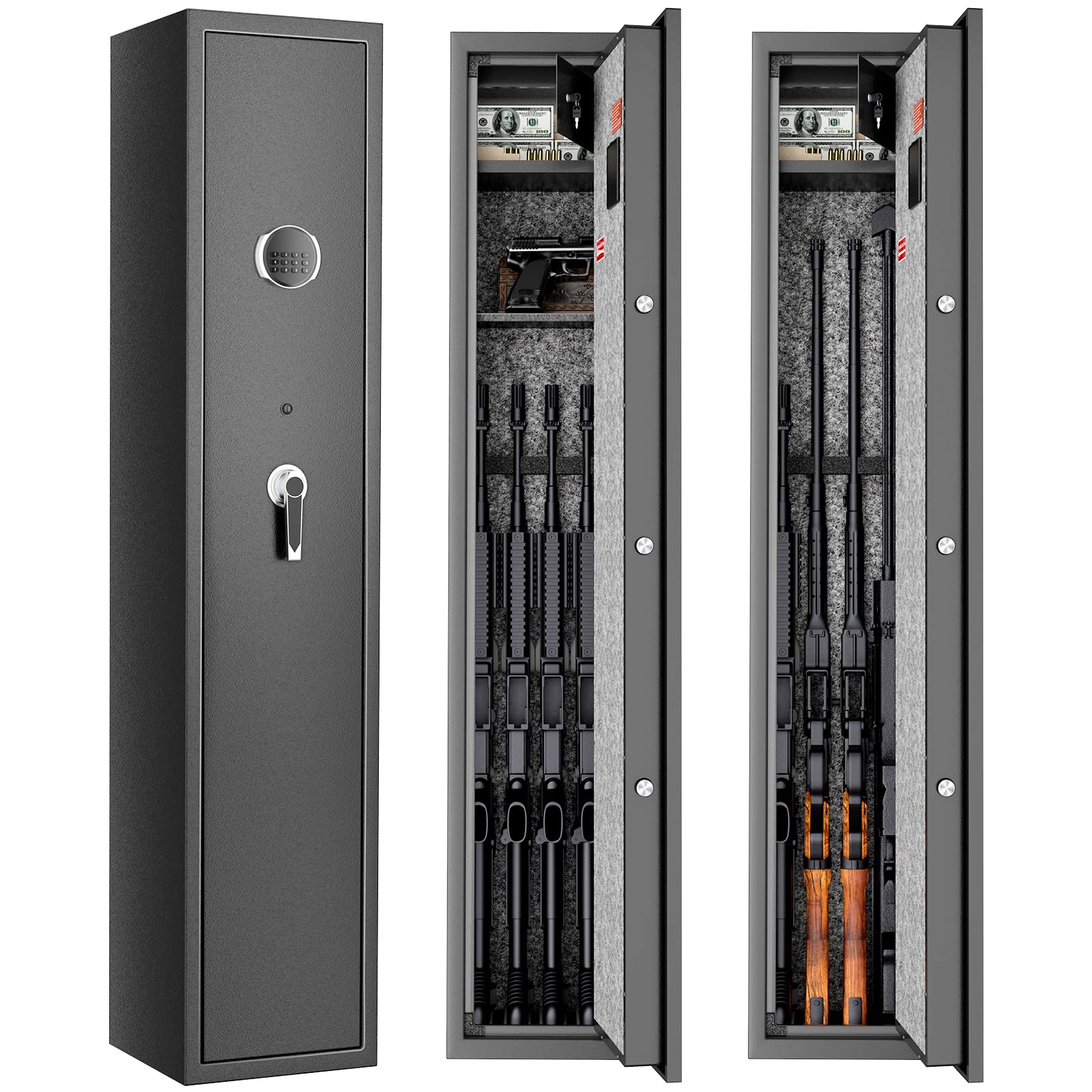 Buy Safe Safes for Home and Pistols, CINCOGOD Quick Access 5 Safes with ...