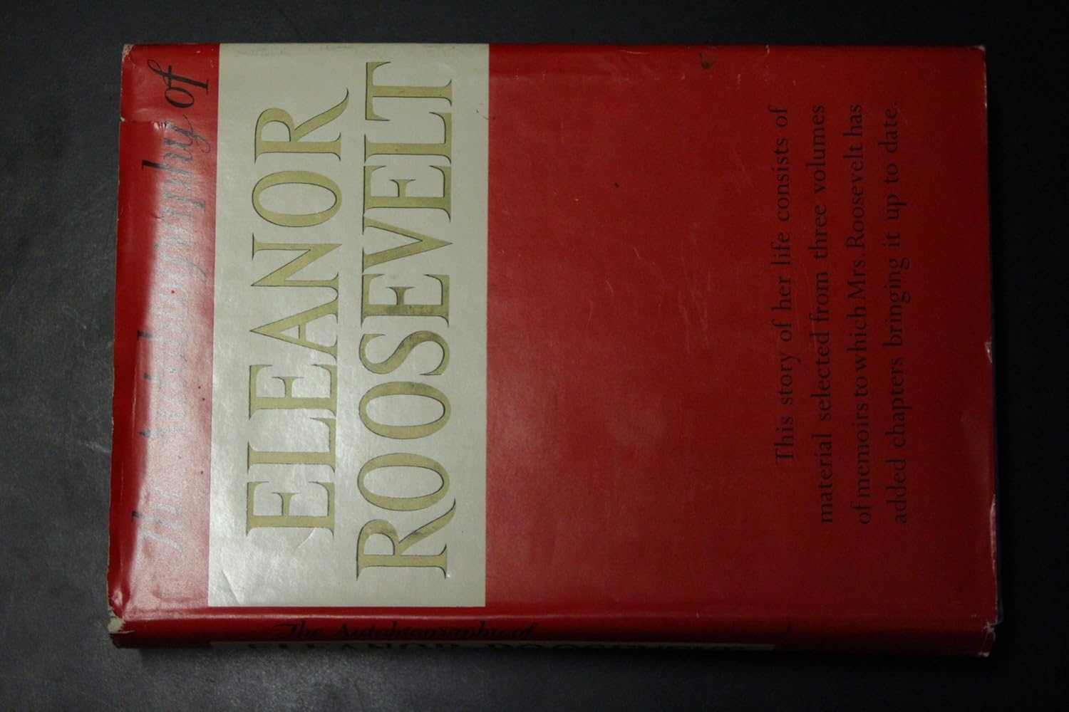 Autobiography: Roosevelt, Eleanor: Amazon.com: Books