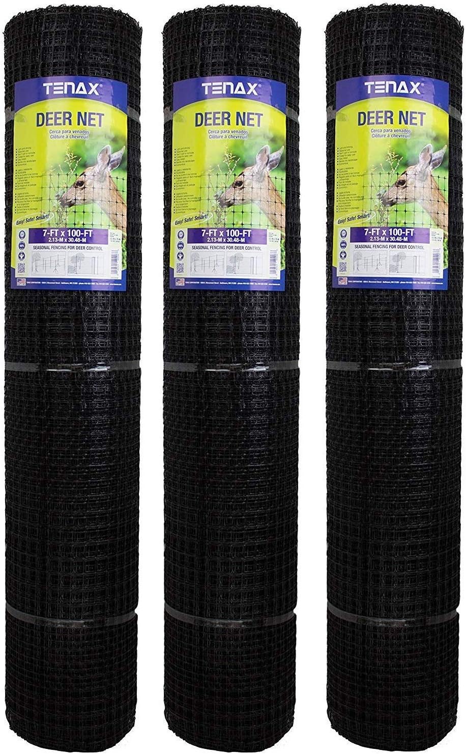 Amazon.com : Tenax 2A040006 Deer Net, Black, 7-Feet by 100-Feet (Pack ...