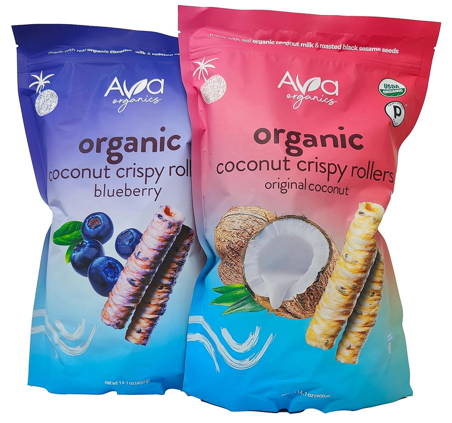 Amazon.com: Ava Organics Coconut Crispy Treats Bundle - Original ...