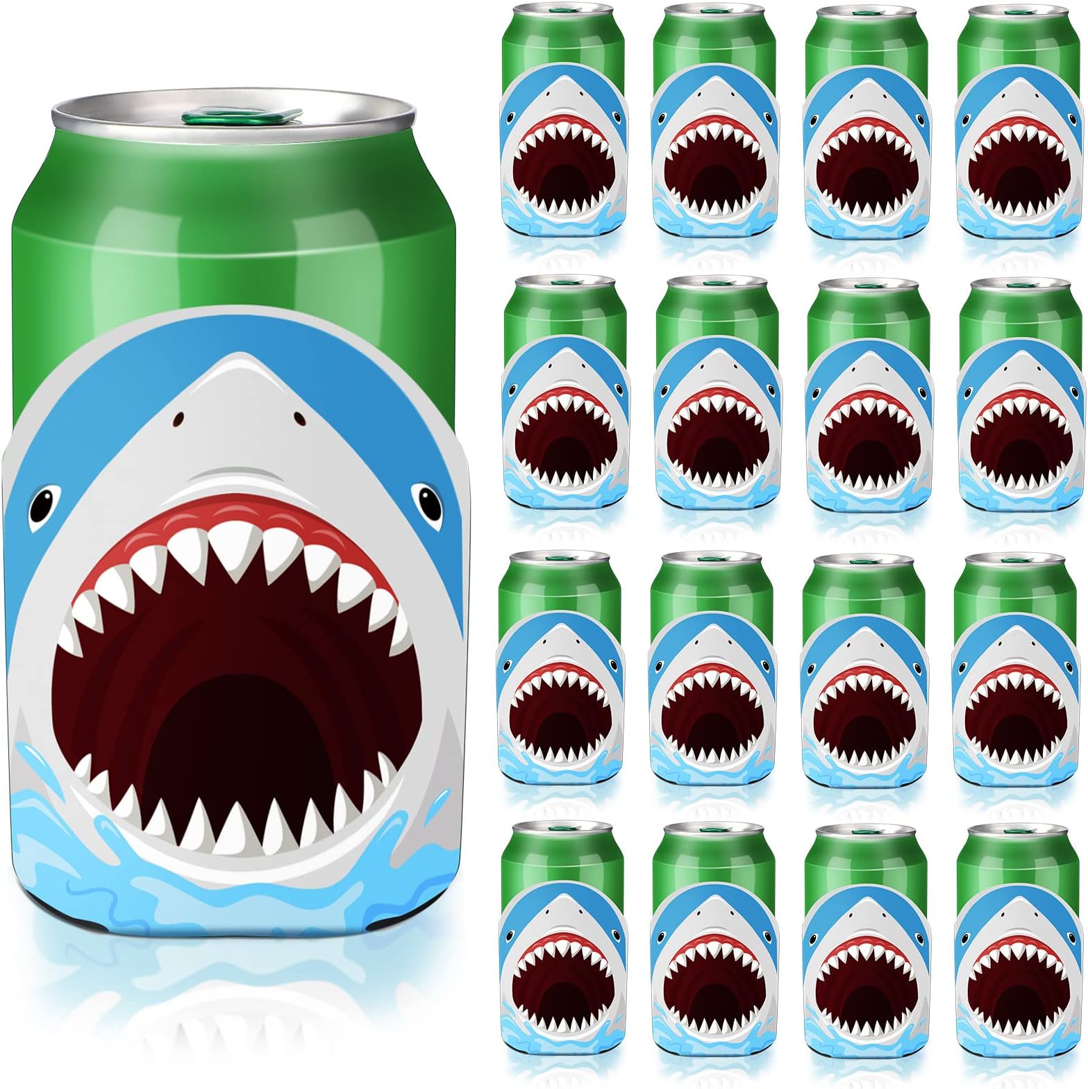 Amazon.com: Shark Bite Can Coolie (1): Home & Kitchen