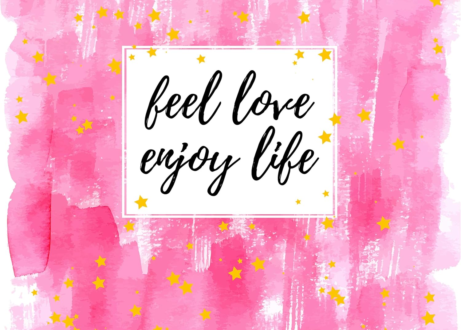 A3| Pink Positive Quote Poster Size A3 Life Inspirational Poster #8716 ...