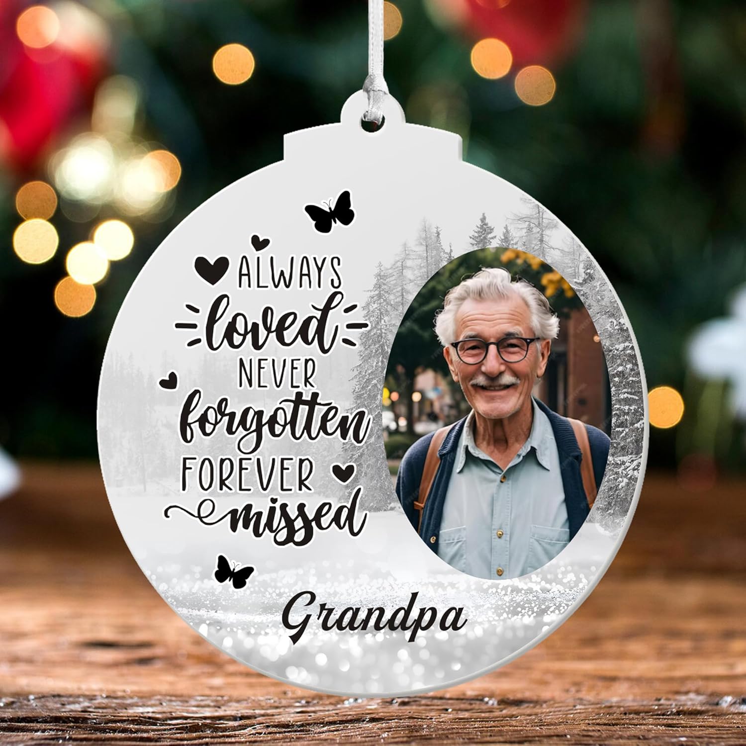 Amazon.com: Personalized Memorial Christmas Ornaments 2025 Custom ...