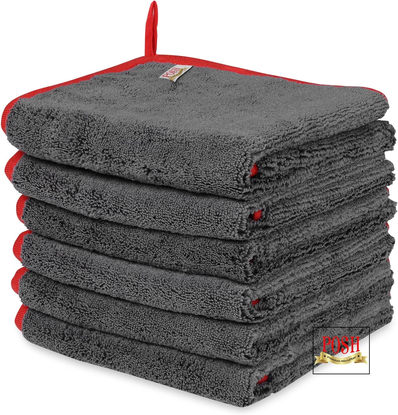 Posh - Premium Microfiber Cleaning Cloth with Hanging Loop 60X40 cm ...