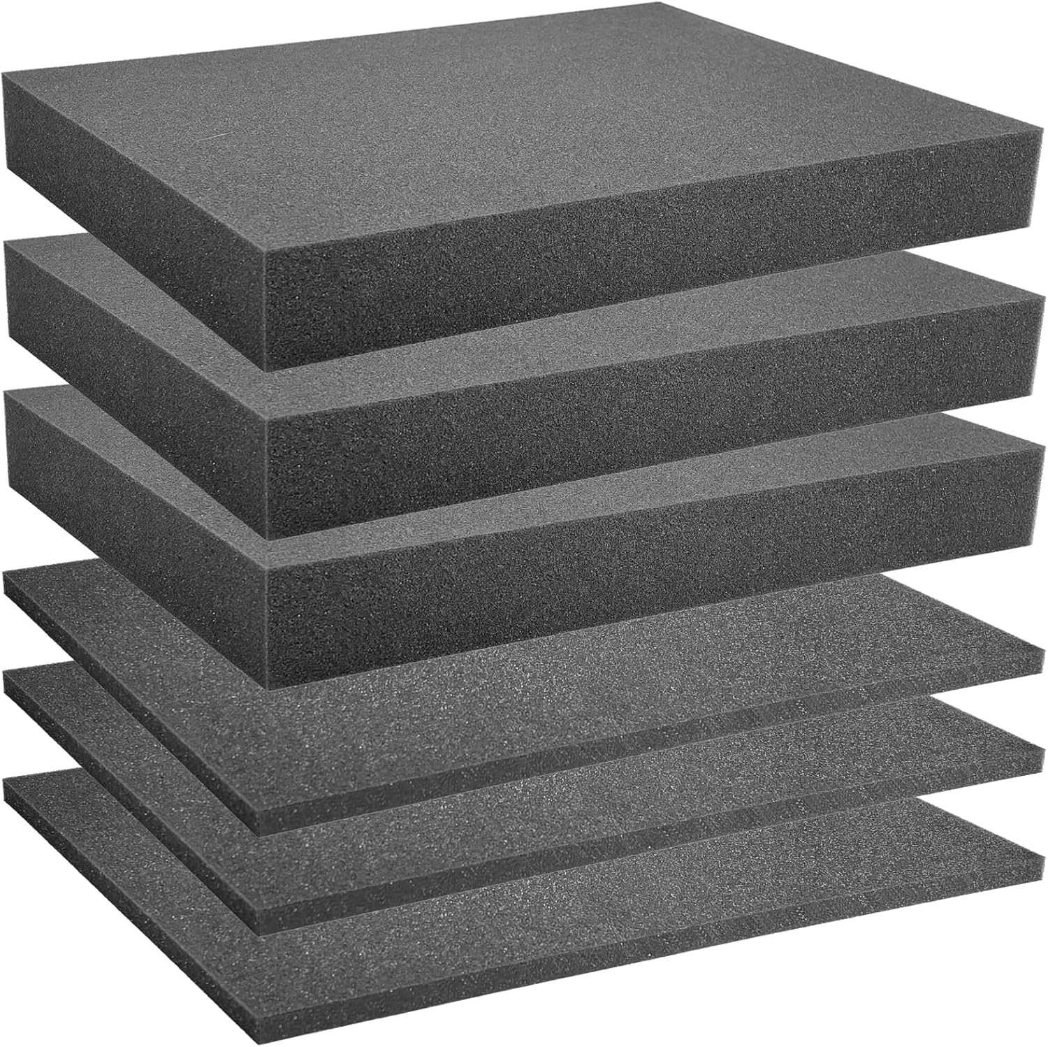Amazon.com: 6PCS Shadow Foam Sheets-16" X 12” X (2”and0.4”),2 Sizes ...