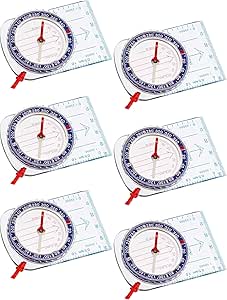 Amazon.com : Gejoy Scout Compass Orienteering Compass Adjustable ...