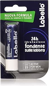 Labello Active For Men 4.8g, Lip Balm SPF15, Moisturizing Lip Balm with ...