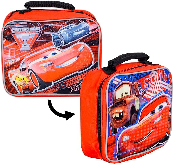 Amazon.com: Disney Cars Lunch Box for Boys Kids Bundle ~ Premium 2 ...