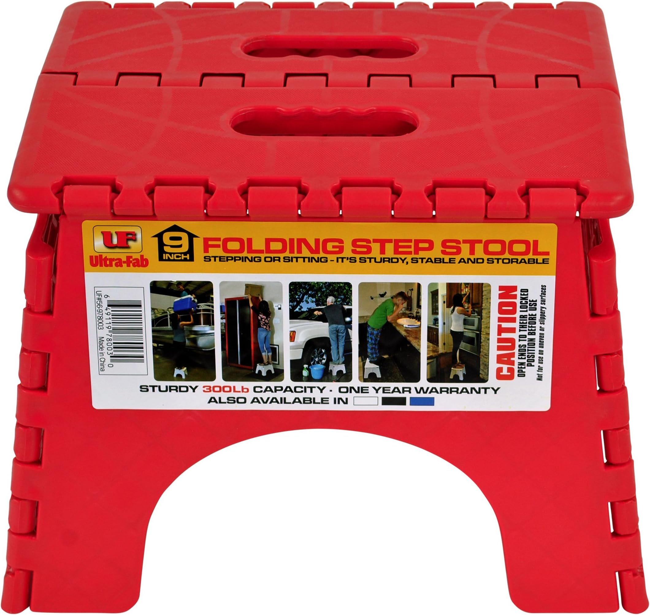Amazon.com: Ultra-Fab Products 56-978003 Step Stool Folding, 1 Pack ...